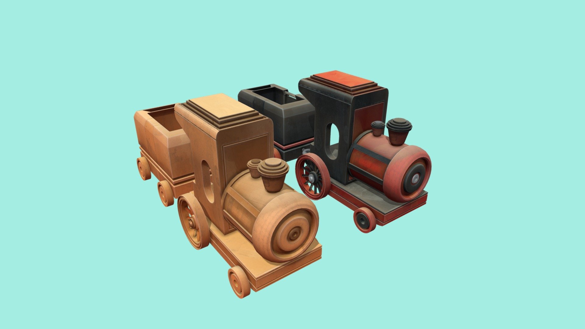 Train - Buy Royalty Free 3D model by GattalupaGames [9c70c42 ...