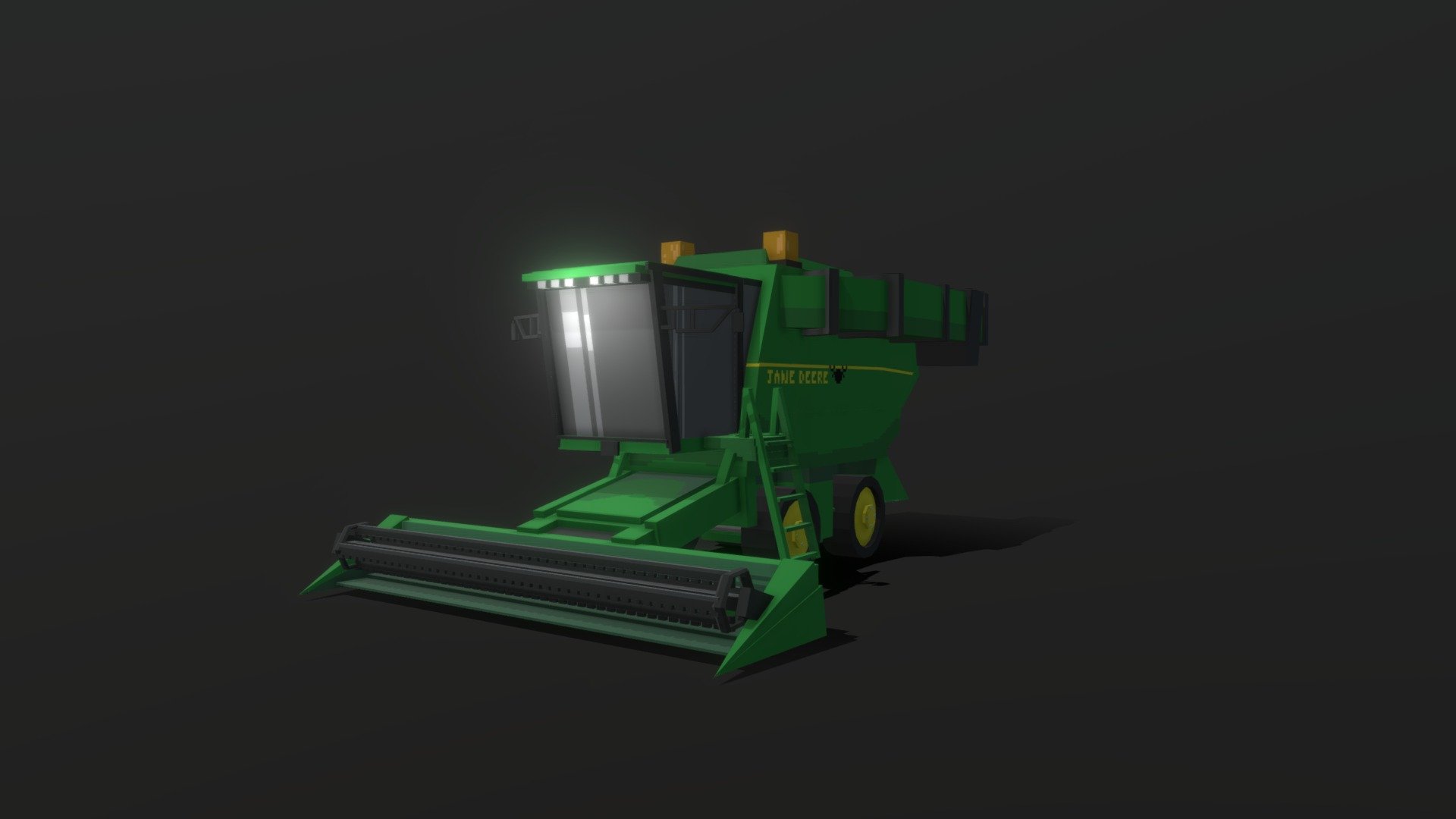 Combine Harvester - 3D model by Jim Hantis (@ezsimiele) [9c71d6a ...