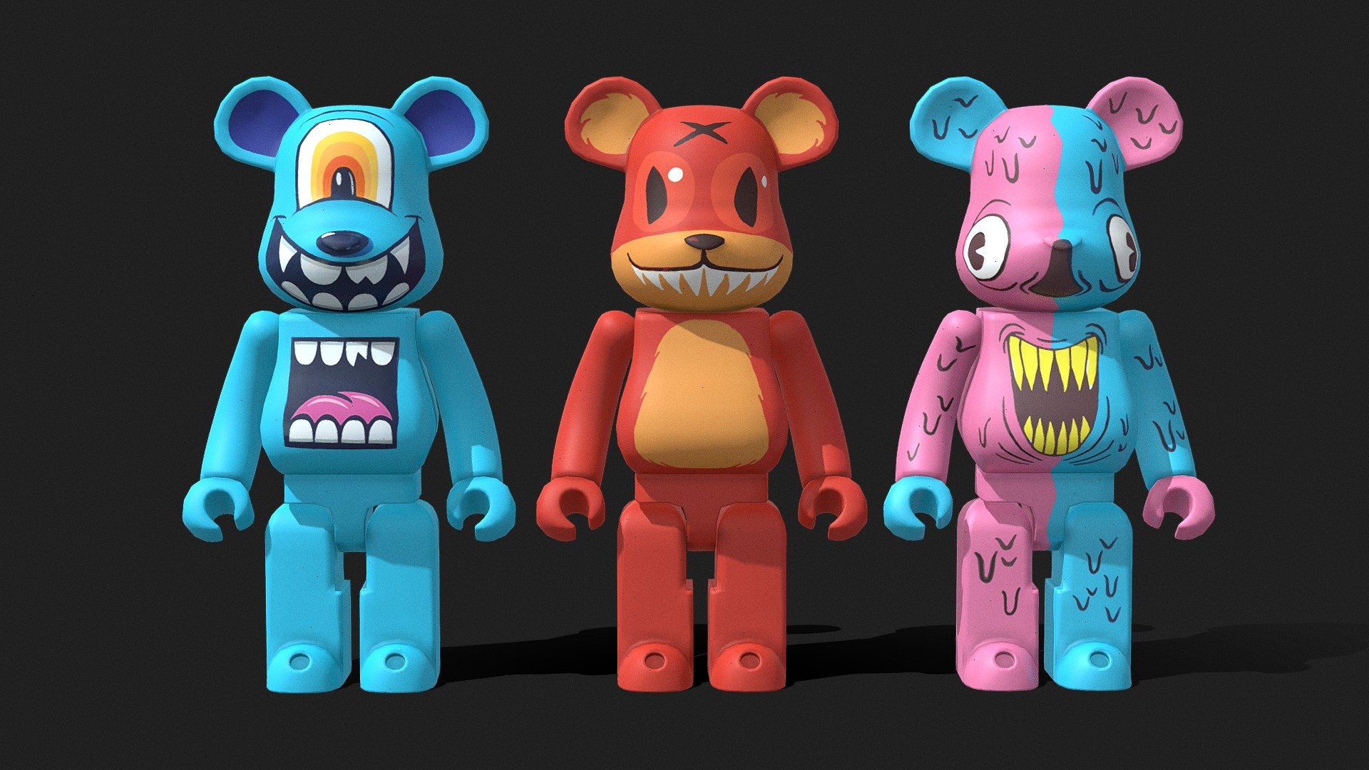 Bearbrick - Buy Royalty Free 3D model by sviridov_design [9c72599 ...