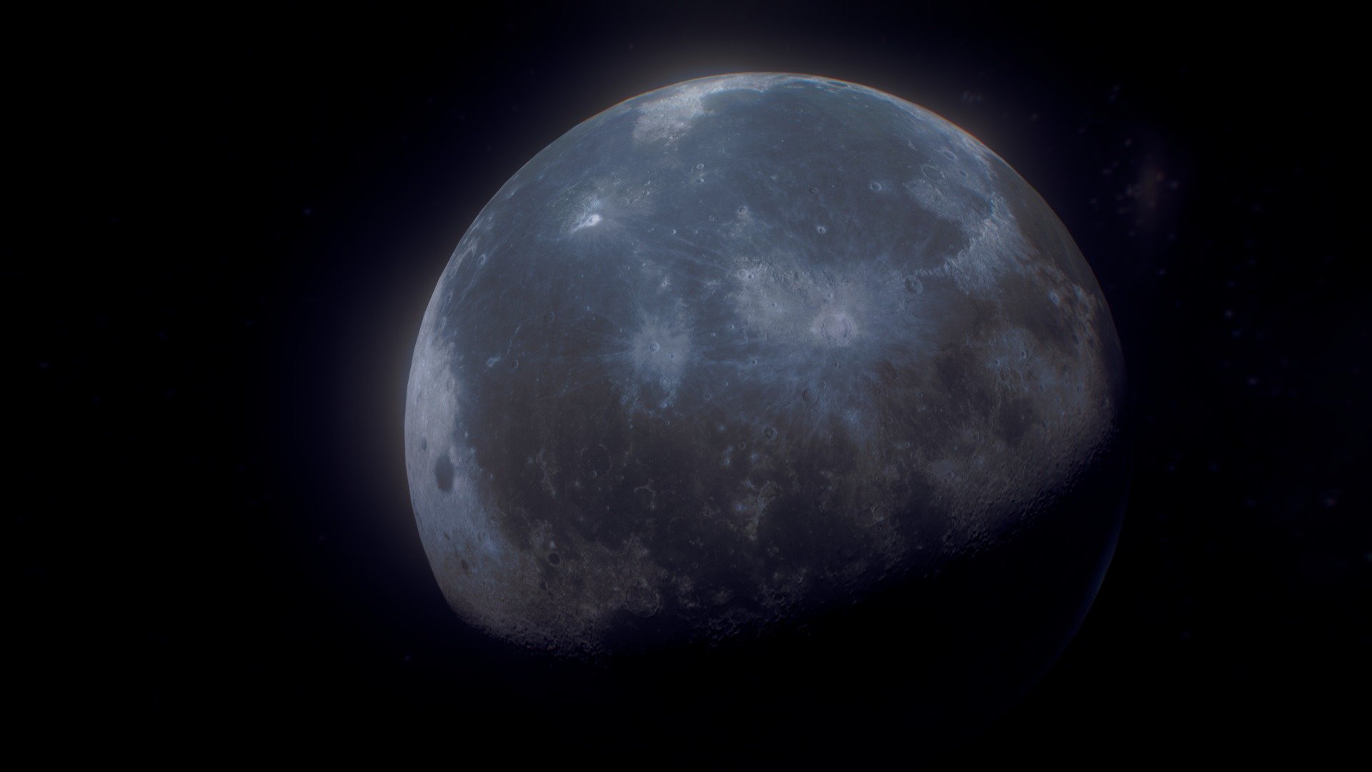 Moon - Download Free 3D model by ARCTIC WOLVES™ (@arctic.wolves ...