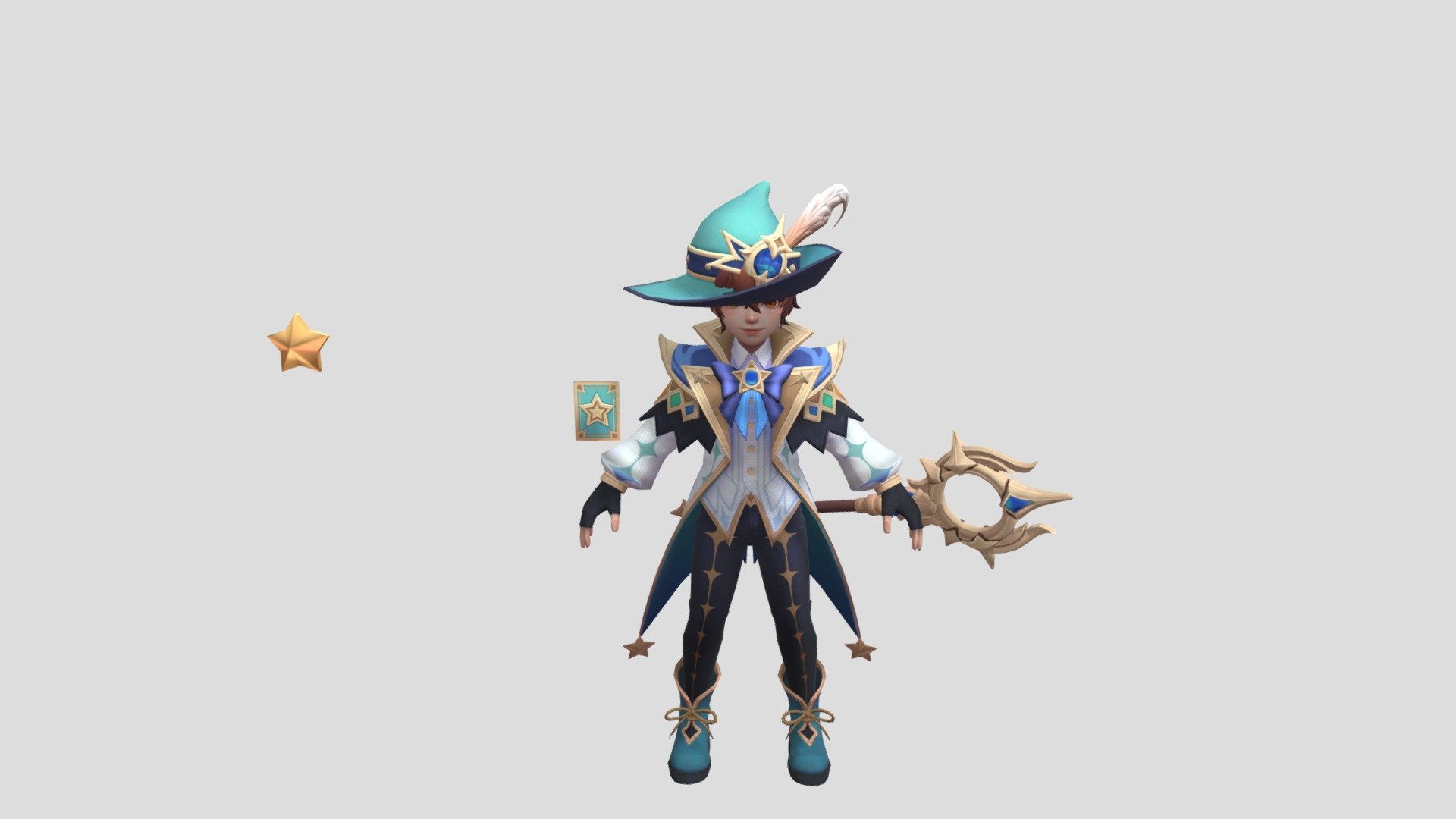 Harley - Star Magician - Download Free 3D model by Clear pisyuu (@Clear ...