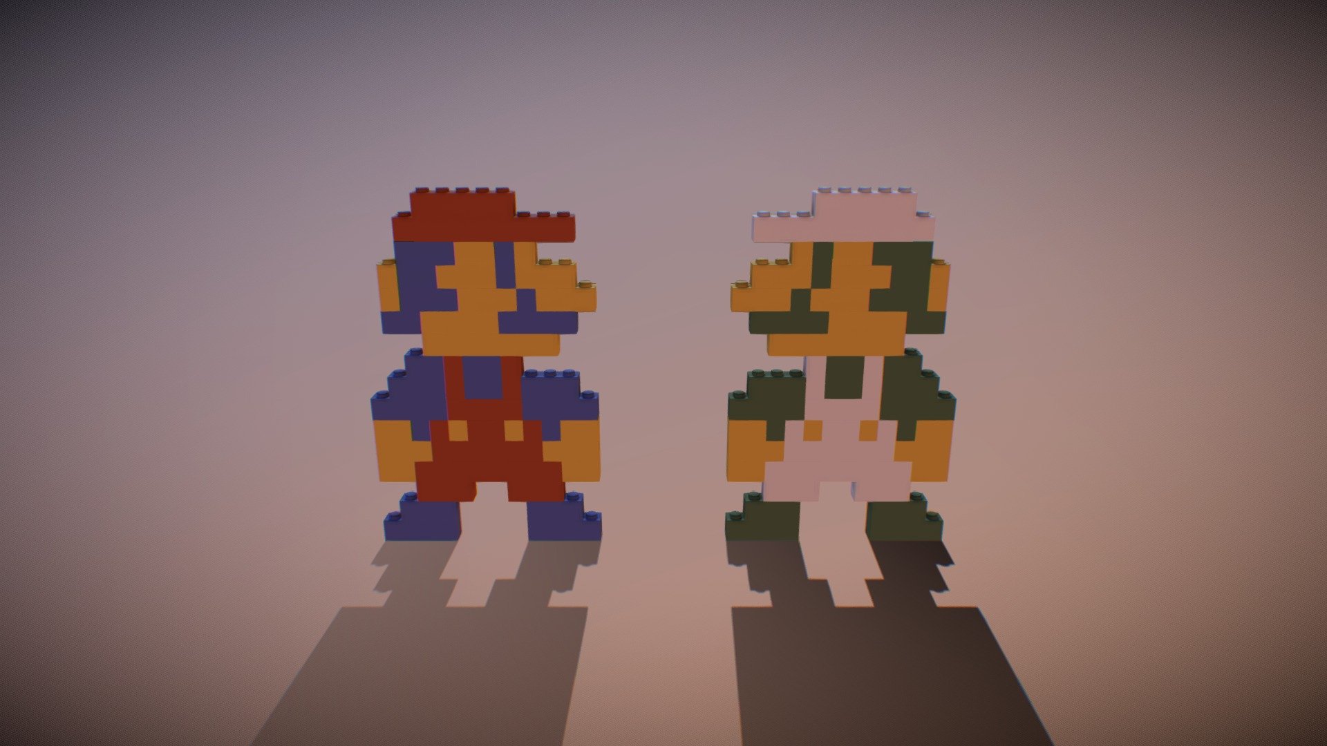 Mario And Luigi - 3D model by muhiz [9c75155] - Sketchfab