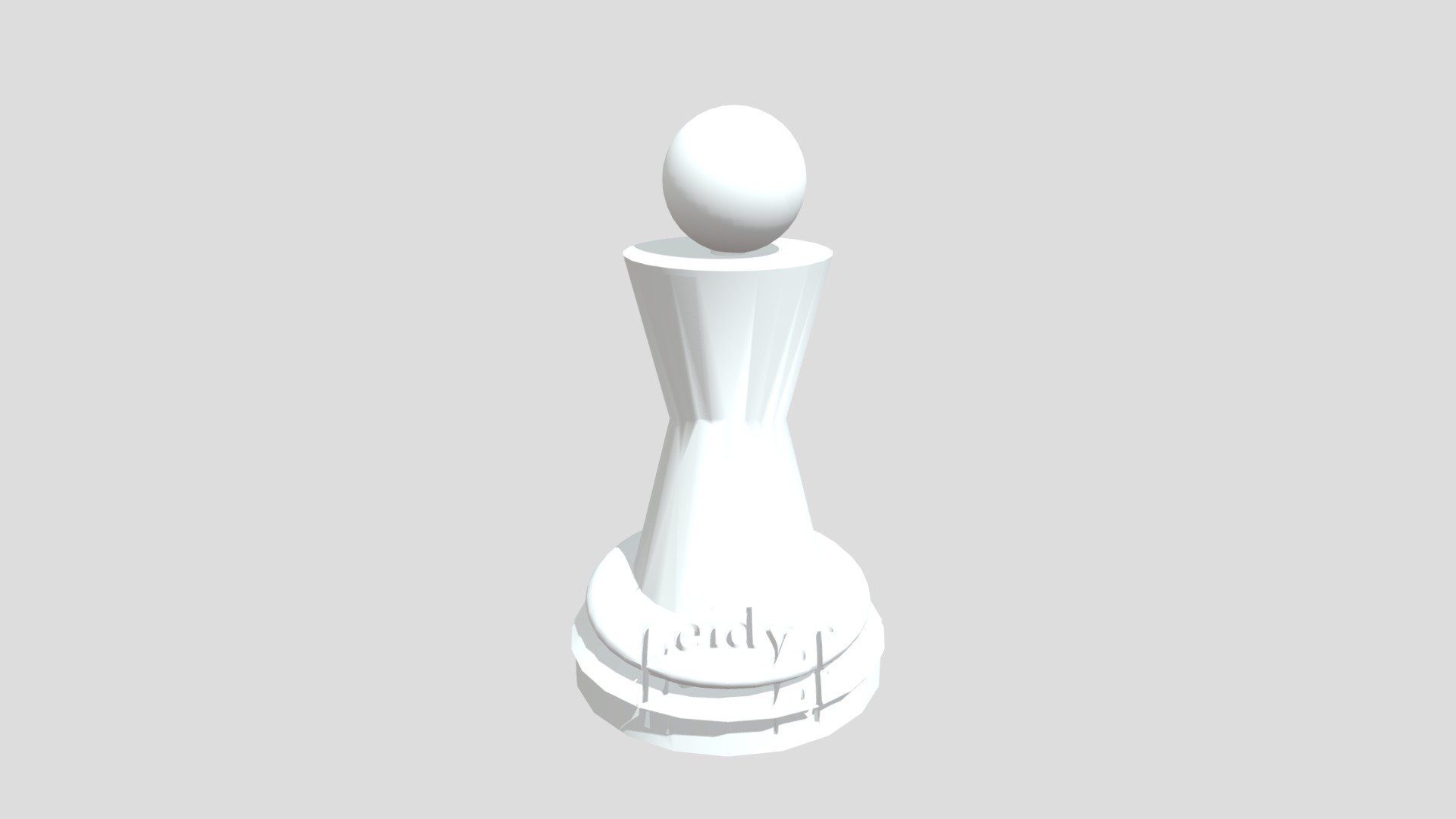 Chess Pawn - 3D model by zuryfajardo48 [9c78143] - Sketchfab