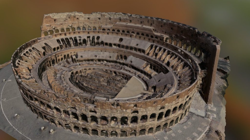 Colosseum - 3D model by EliraS [9c792f0] - Sketchfab