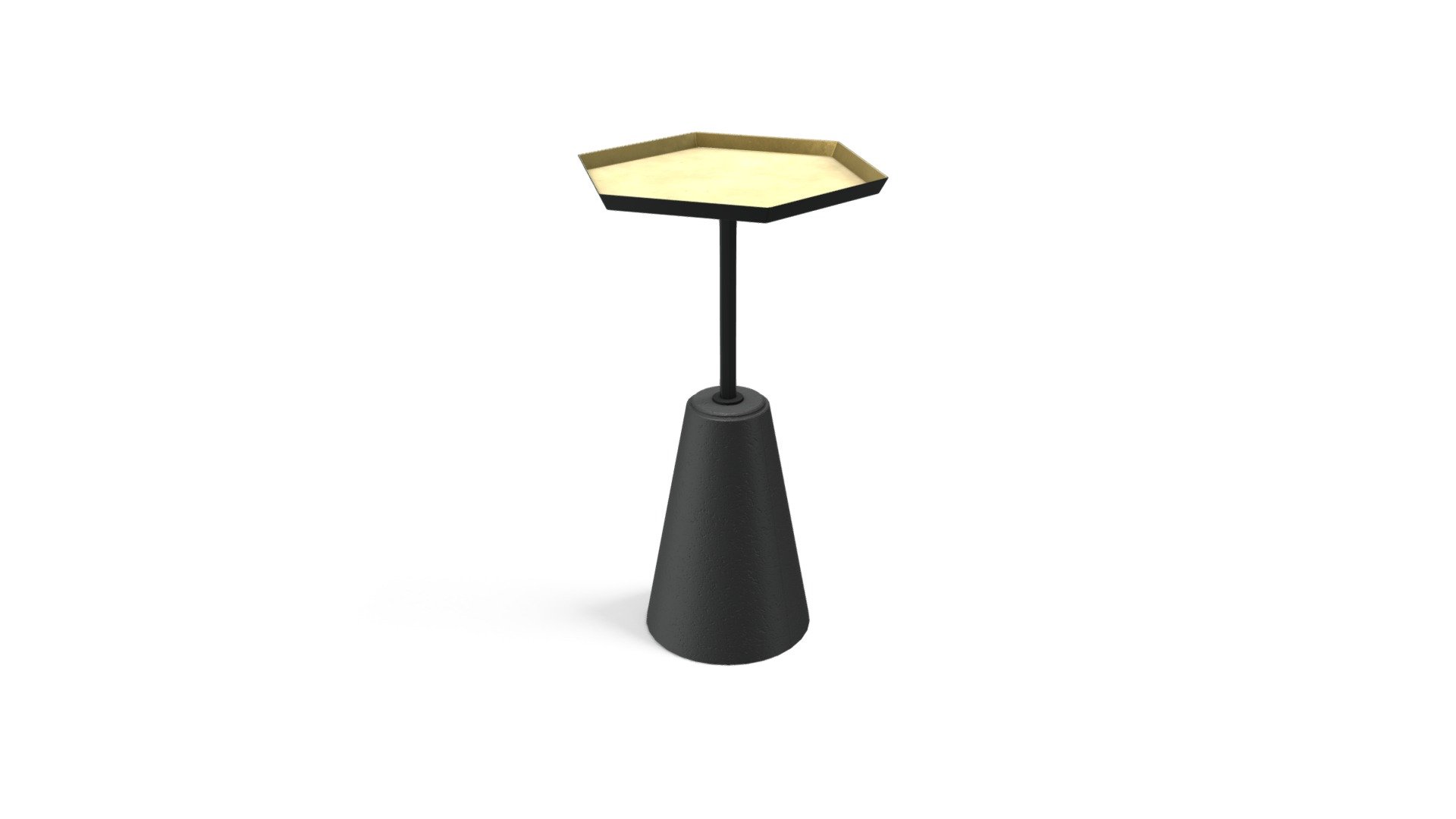 Eli Side Table, Brass - Download Free 3D model by MADE.COM (@made-it) [9c799bf] - Sketchfab