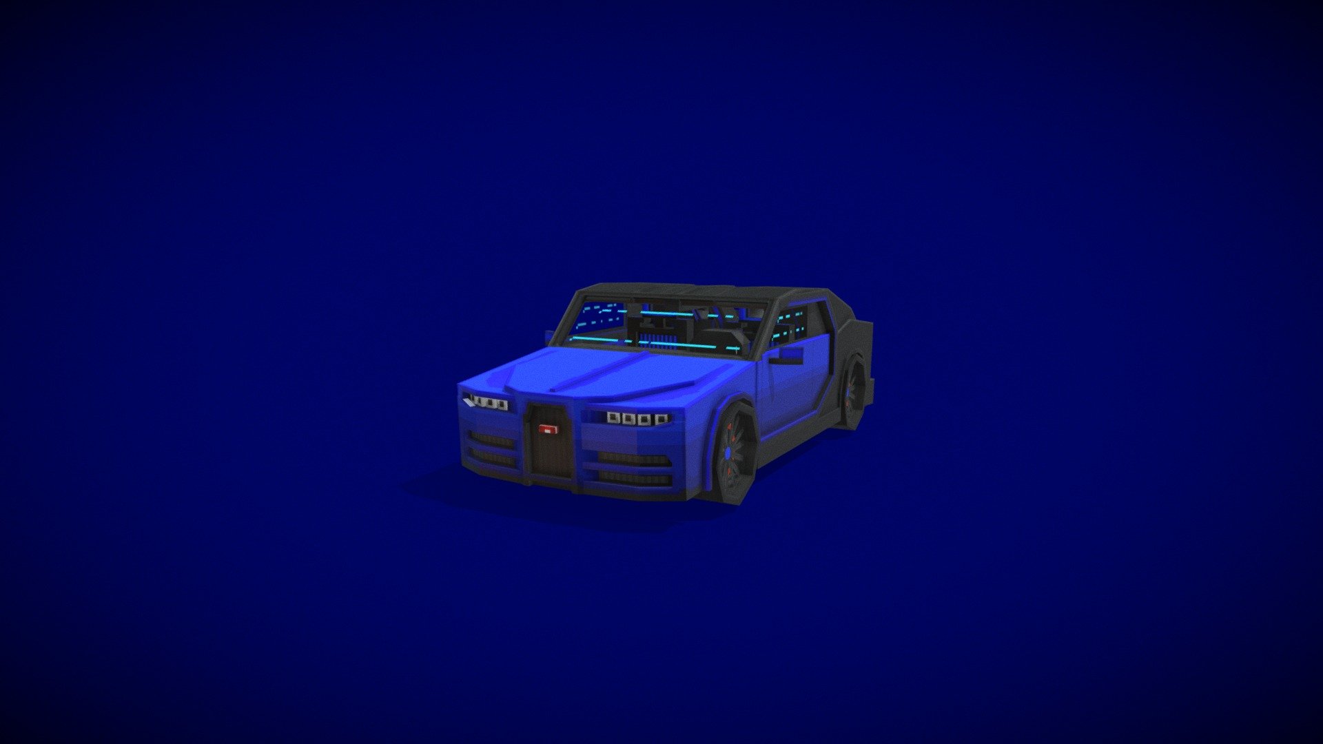 Bugatti Chiron Minecraft 3D model car add on - Buy Royalty Free 3D ...