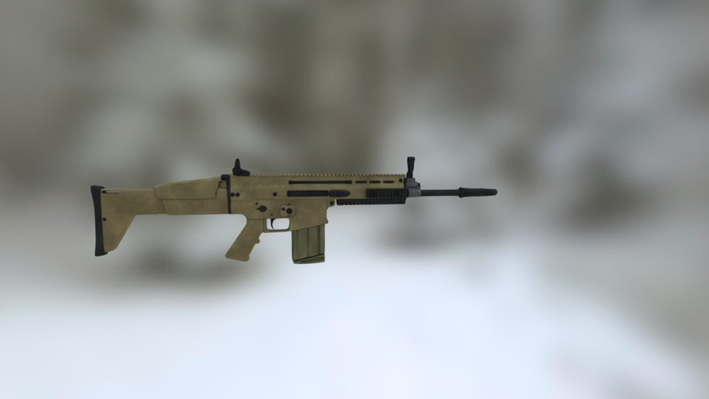 FN Mk 17 Scar H - 3D model by siemkoKawai [9c7b5a2] - Sketchfab