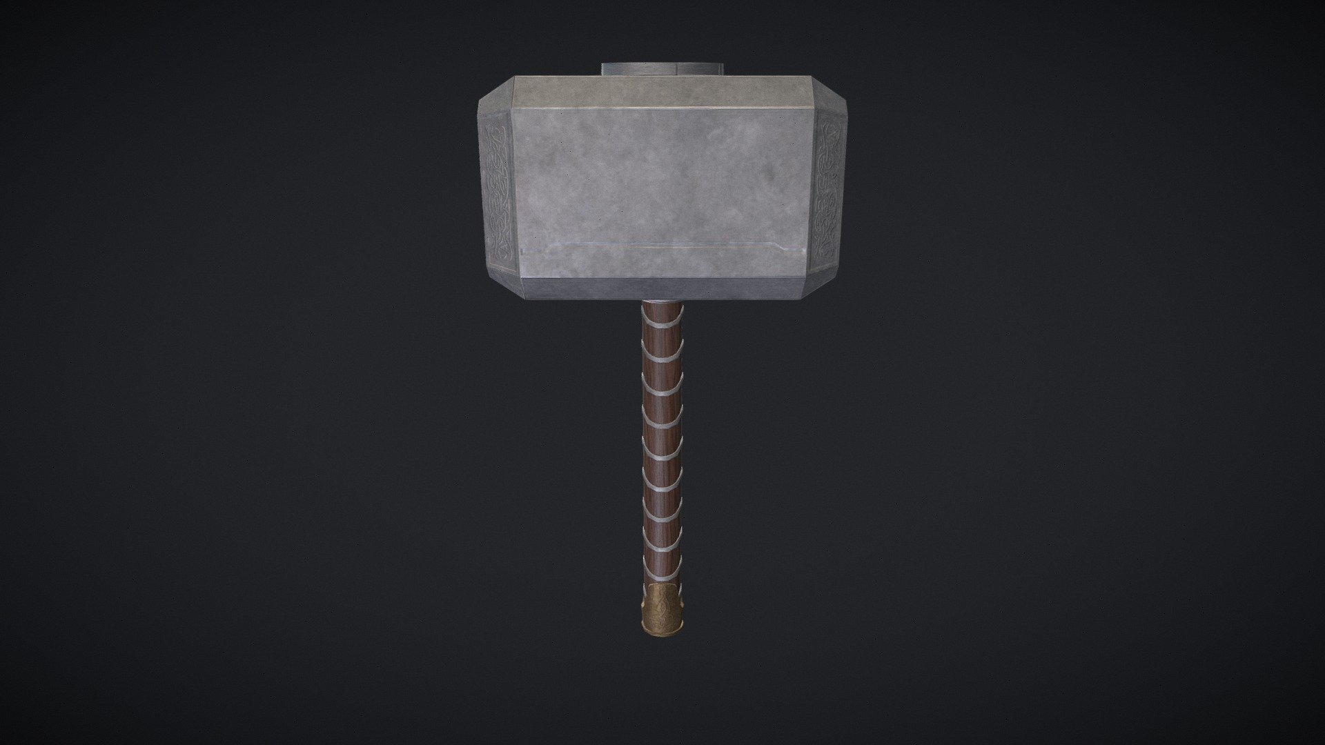 Mjolnir Low Poly Elias Rindel - 3D model by RindelElias [9c7edae ...