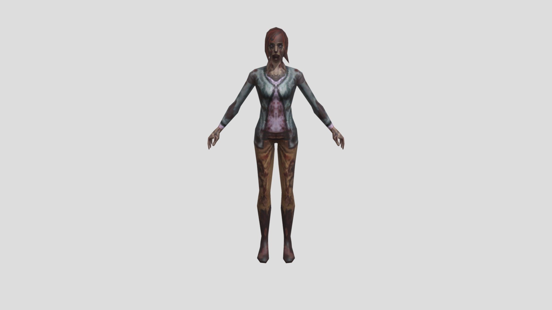 Dead frontier female_zombie3 - Download Free 3D model by ...