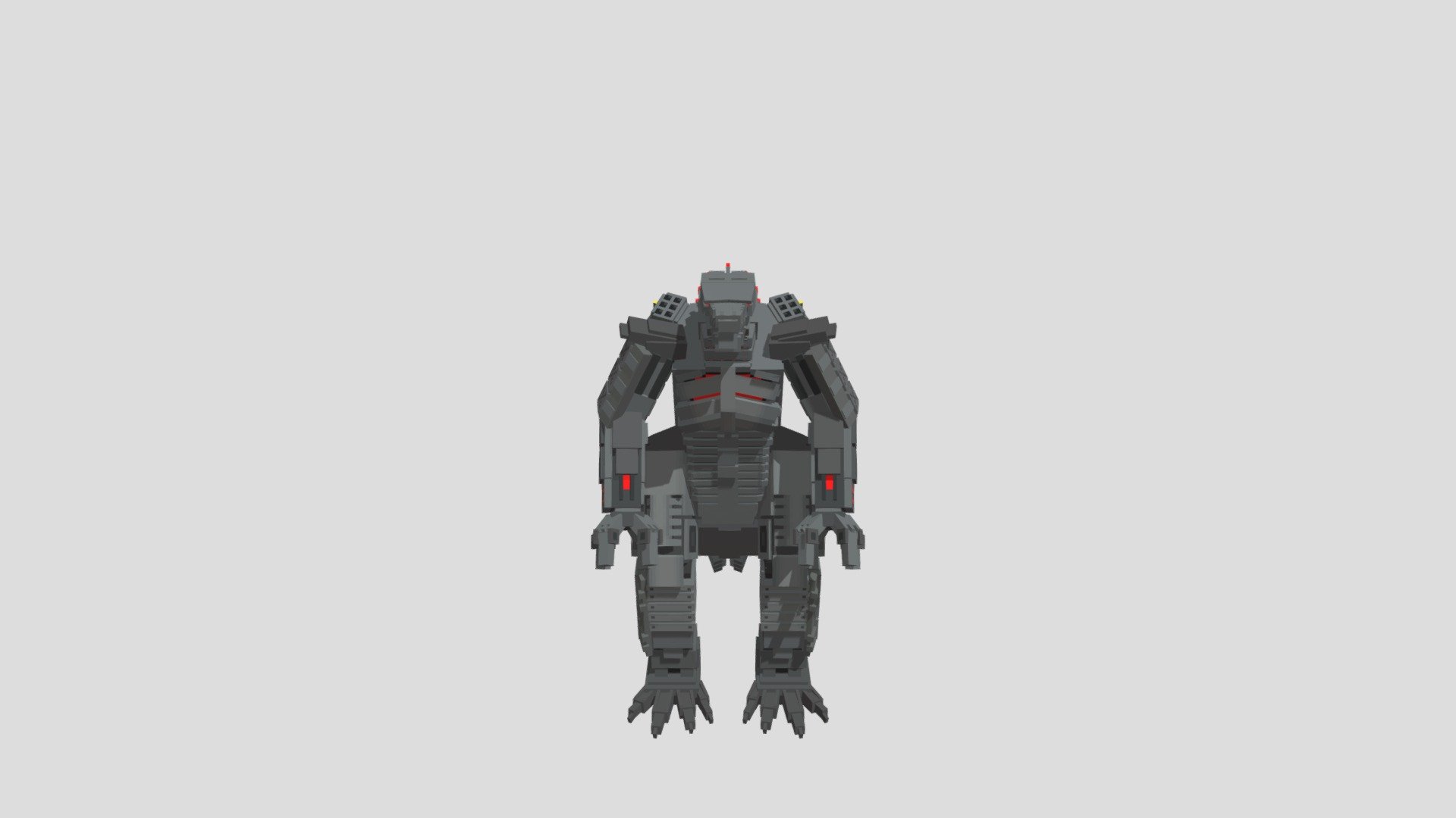 MechaGodzilla (2021) (Minecraft) - Download Free 3D model by ...