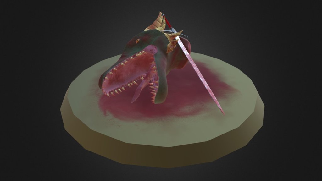 Slain Dragon - 3D model by Miraculous_Guy (@miraculous.guy) [9c8128c ...