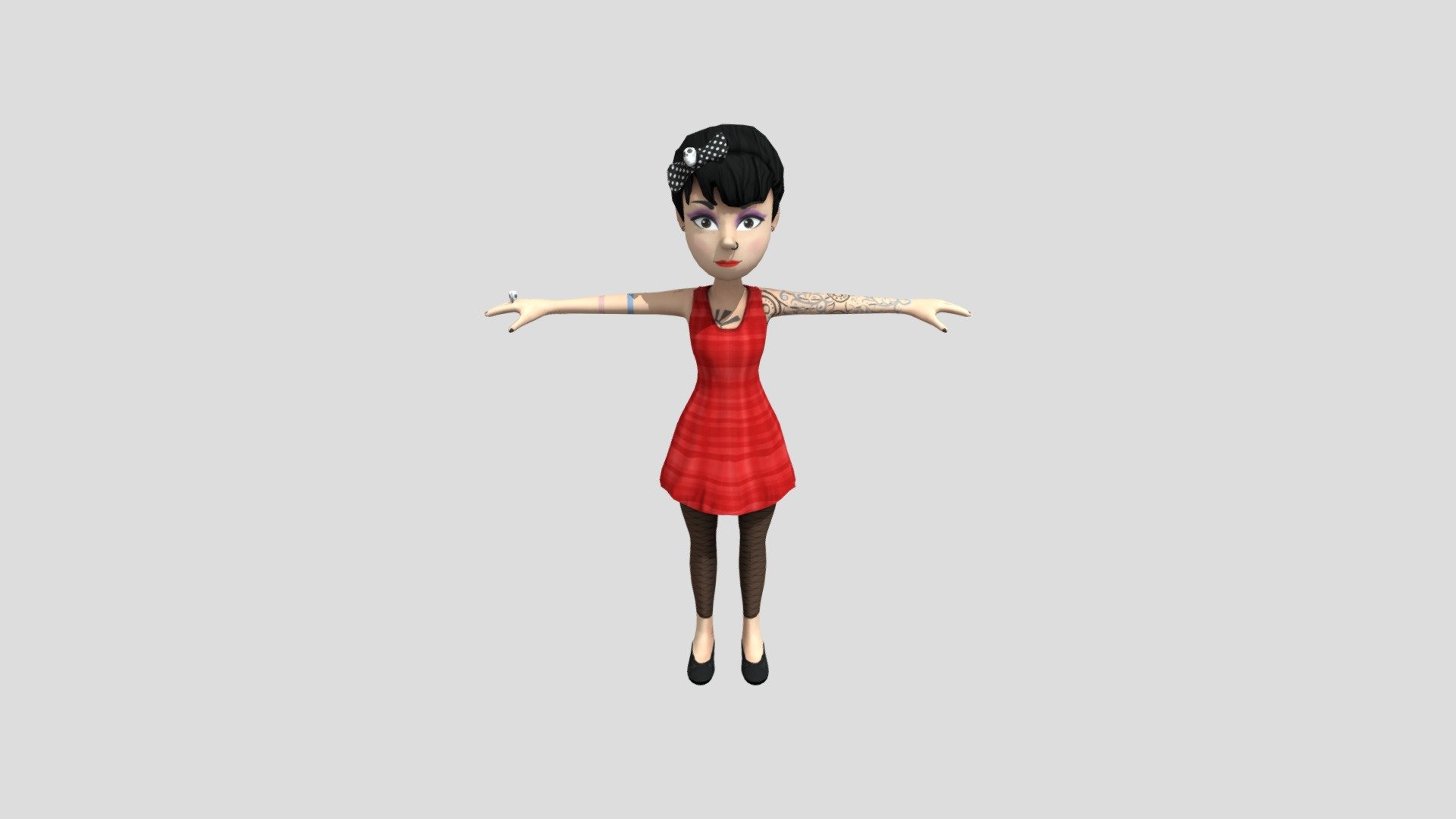 The Girl - Download Free 3D model by witherbee1homeschool [9c84881 ...