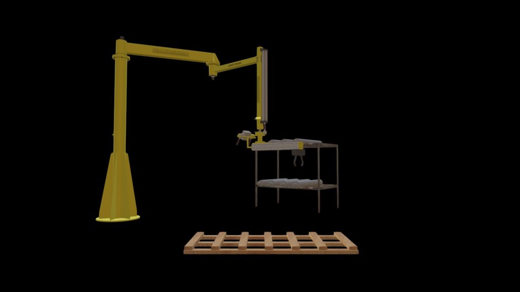 Torque Arm With Jib - 3D model by James Abbo (@jabbo) [9c8530b] - Sketchfab