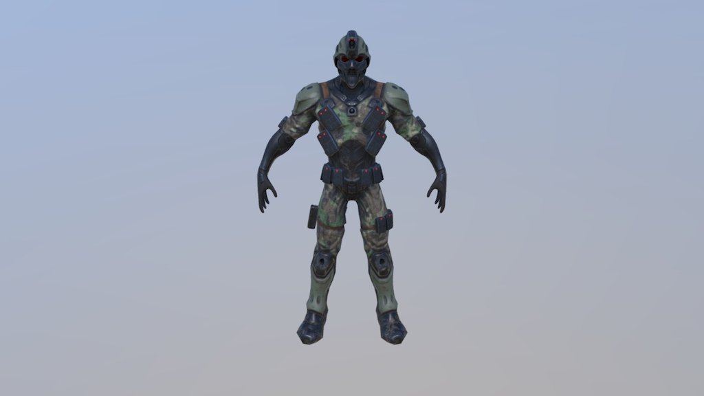 Rebel Solider Male 3d Model By Moisesmonsalve Jr90 [9c8680f] Sketchfab