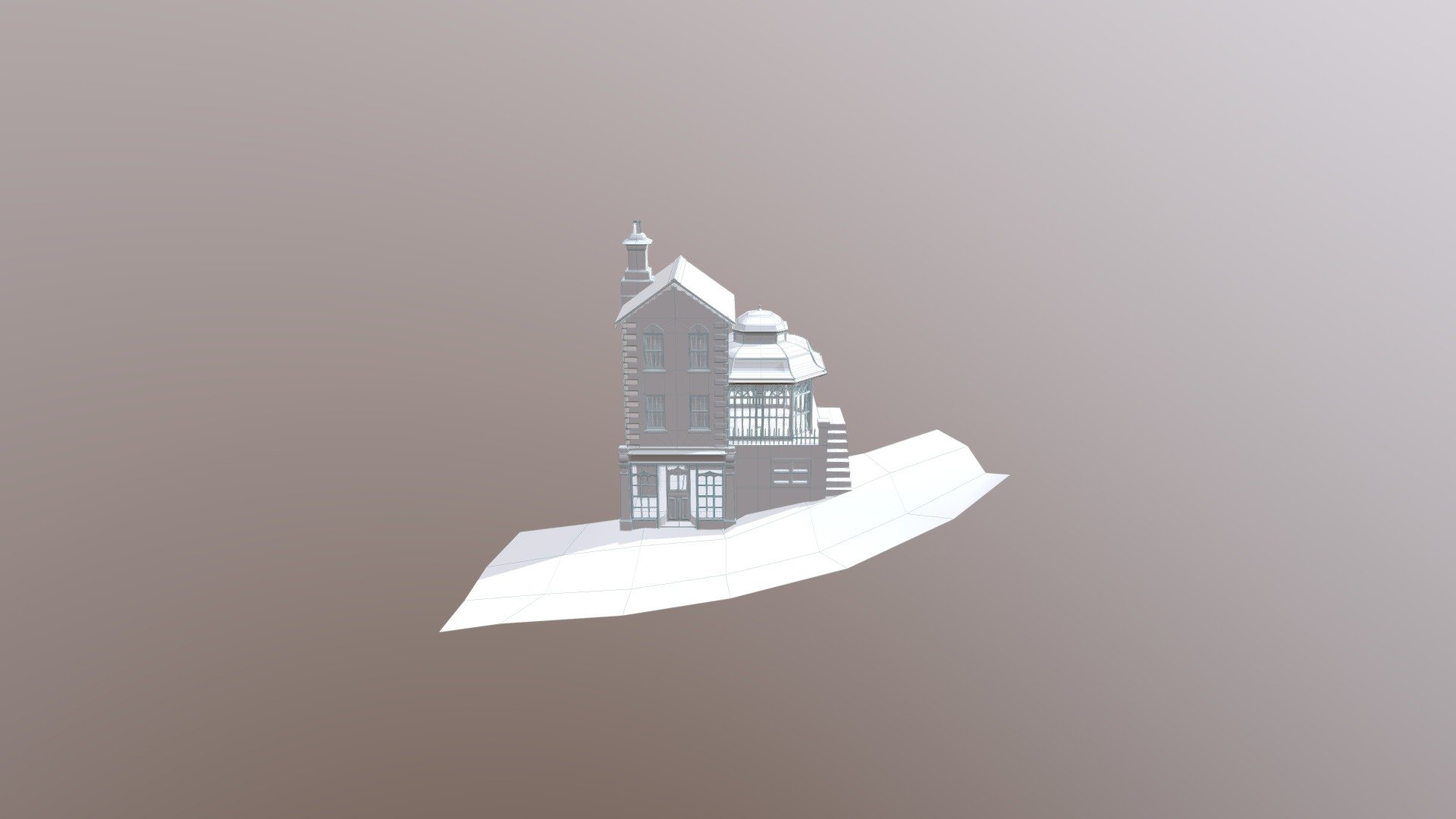 HighPoly Victorian Building (80%) - 3D model by BumbleBat [9c86917 ...