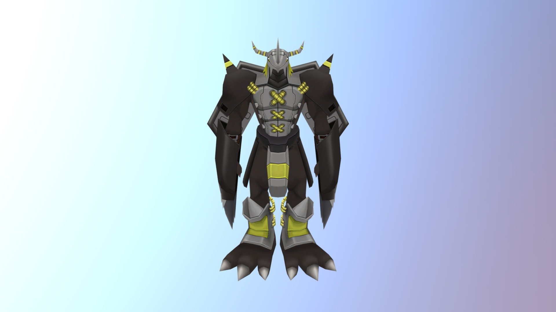 PC Computer - Digimon Masters - BWar Greymon - 3D model by IM (@Ismael ...