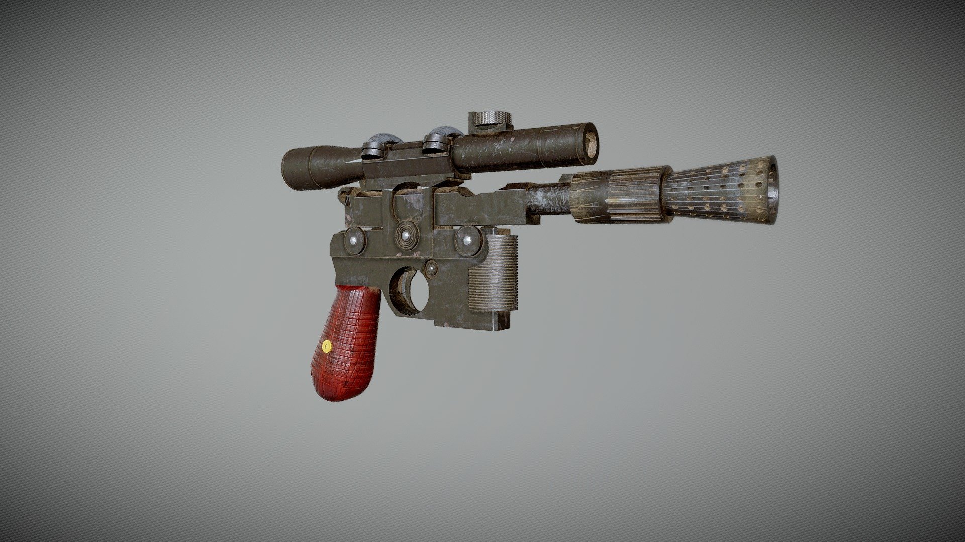 Star Wars Blaster - 3D model by ajimcrawford [9c8774e] - Sketchfab