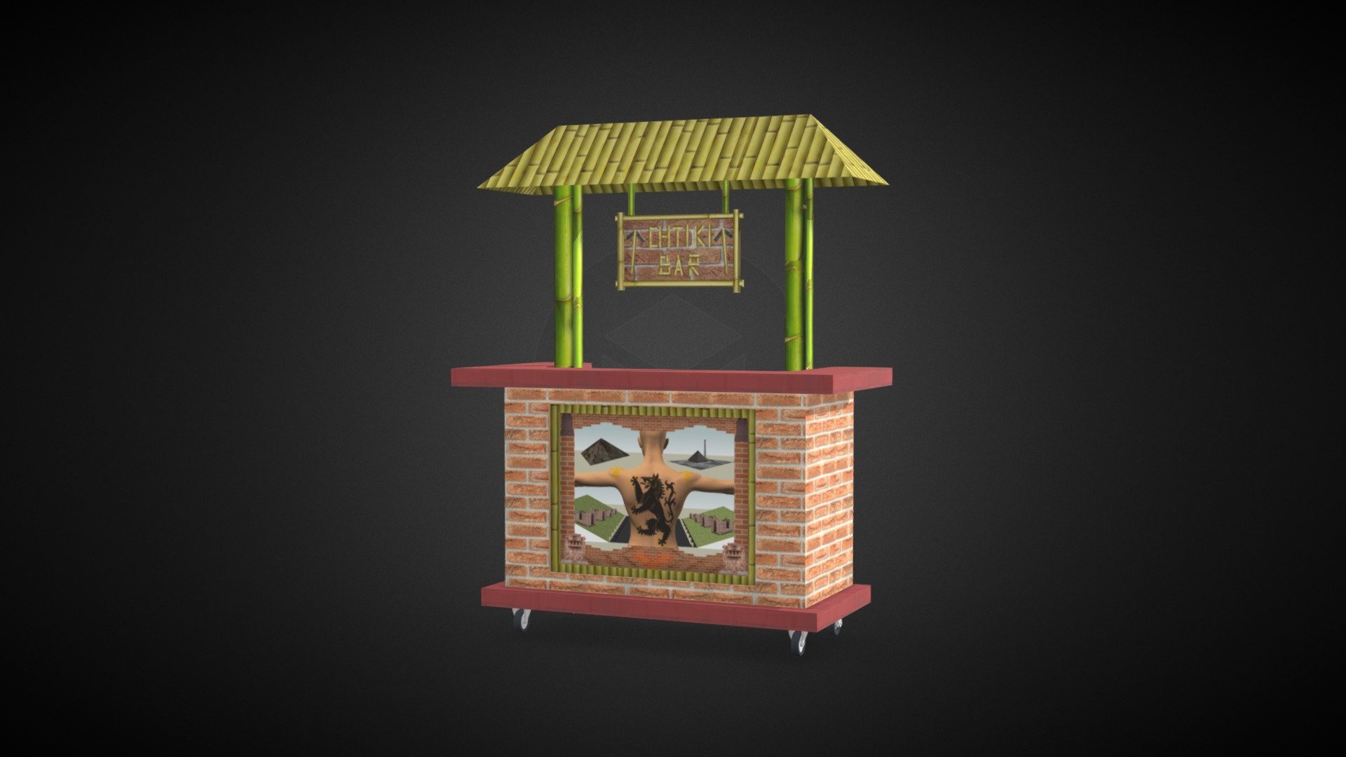 Ch'Tiki Bar - 3D model by Eurometropol Inc. (@Eurometropolinc) [9c8803f ...