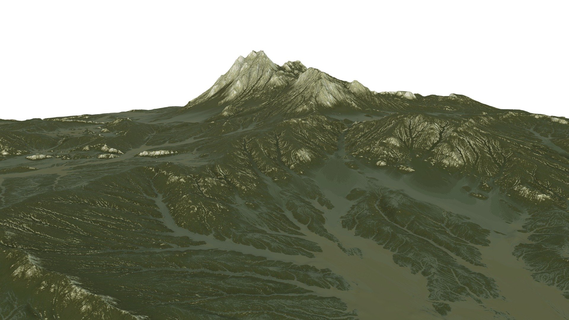 Mountain Terrain / Landscape - Buy Royalty Free 3D model by Studio Lab ...