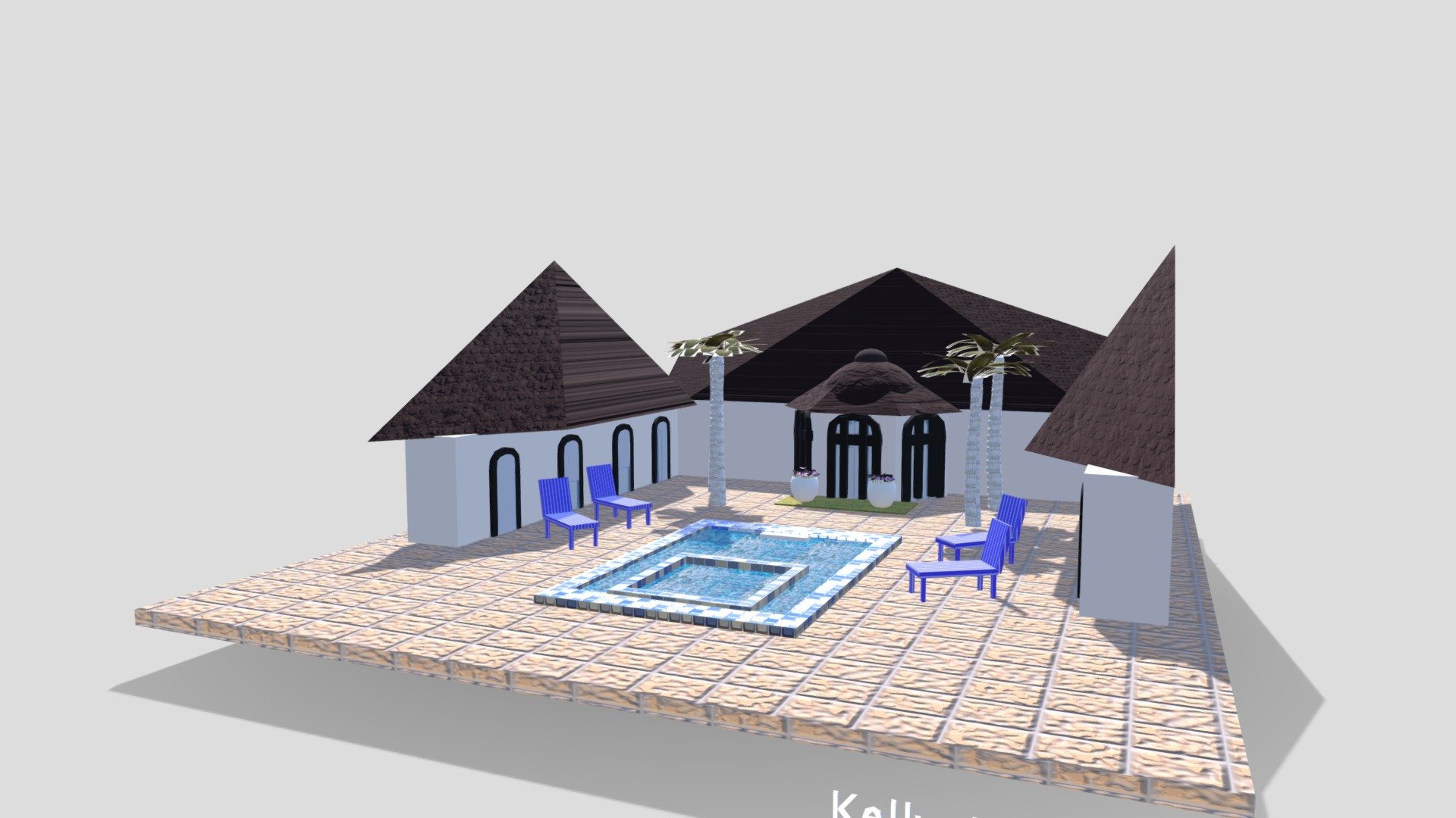 Pool Final - Download Free 3D model by KellyAlt [9c889d7] - Sketchfab