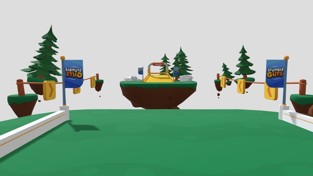 stumble guys maps - A 3D model collection by amogusstrikesback2 - Sketchfab