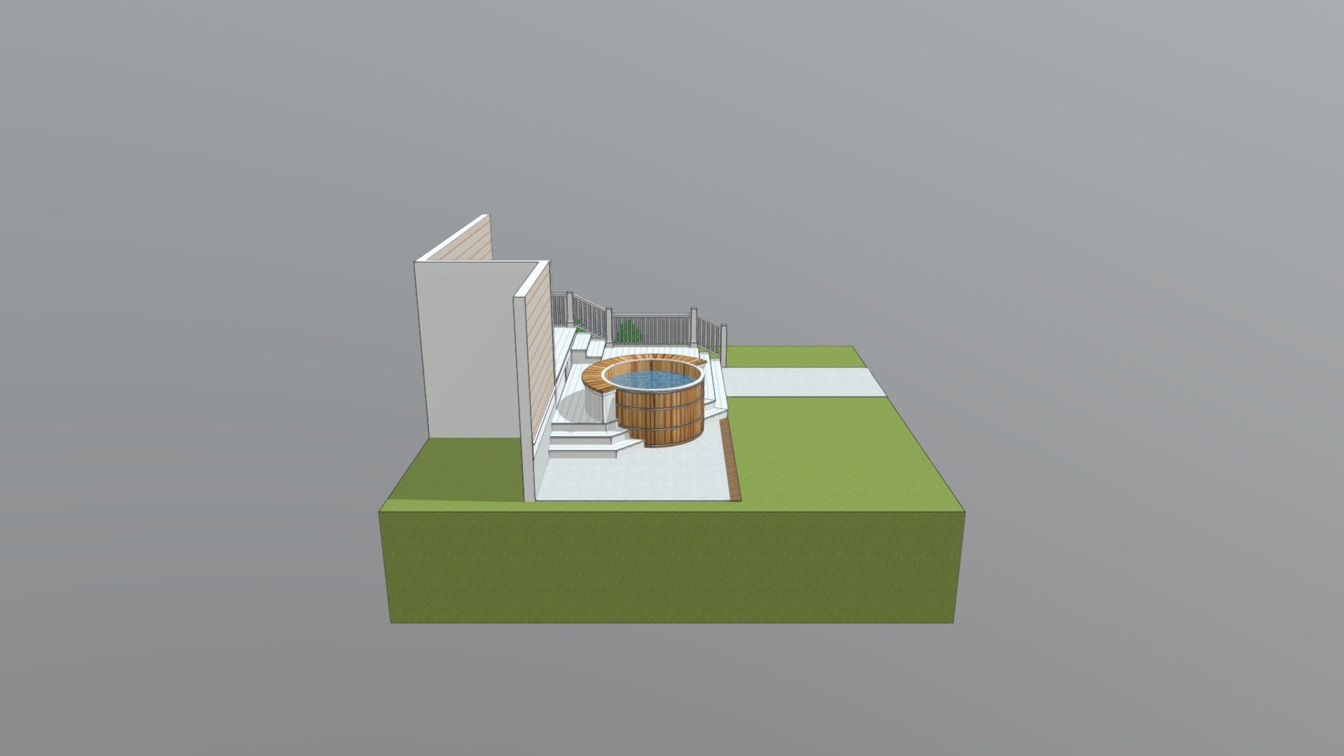Spa Deck - 3D model by John Forrestall (@jwforrestall) [9c8a3fa ...