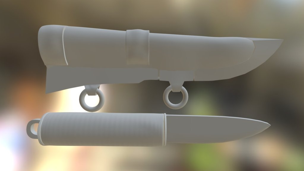 Dagger - Low Poly Weapon - 3D model by Lluis Castellet Balcells ...