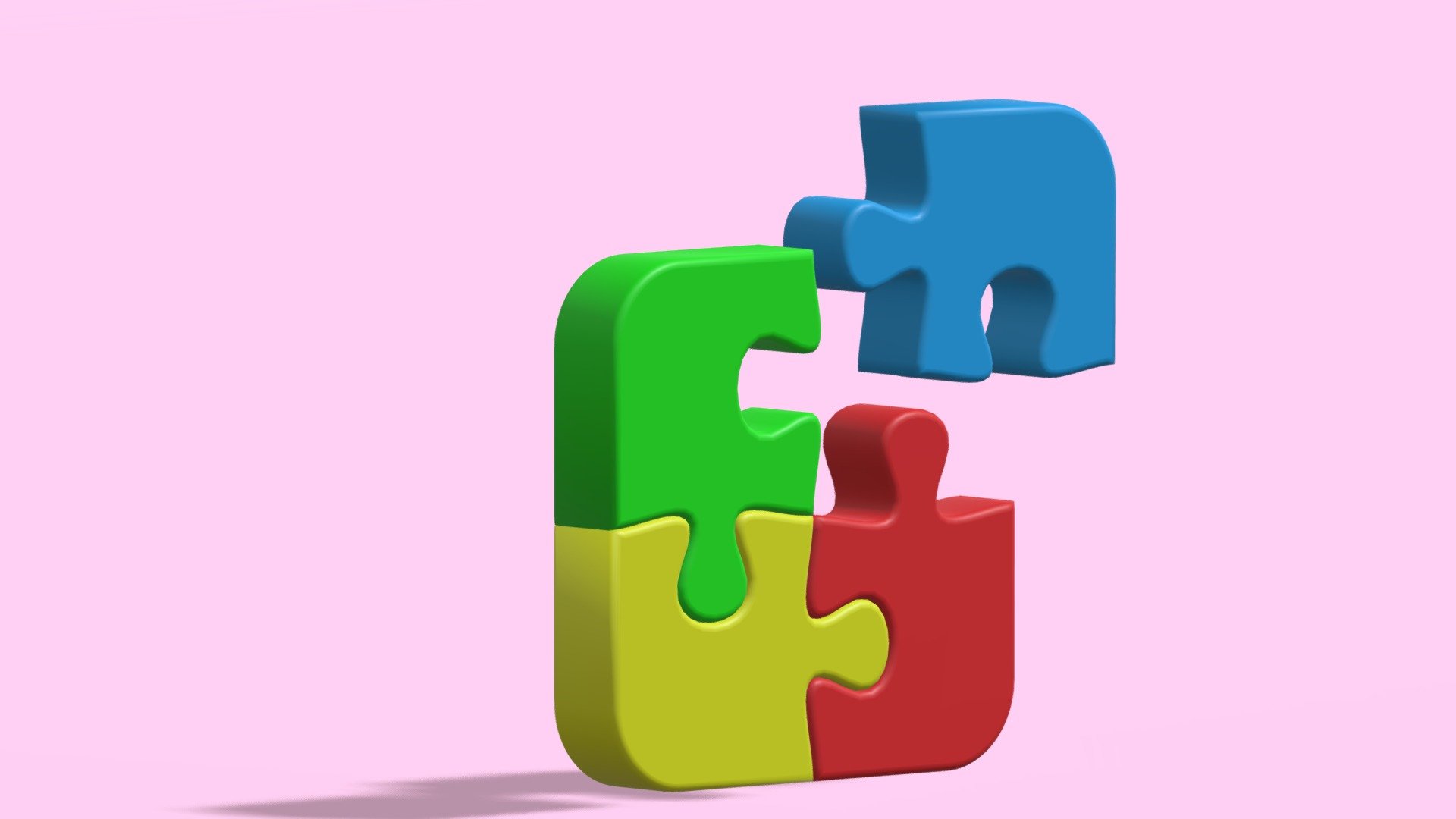 Cartoon Jigsaw Puzzle - Buy Royalty Free 3D model by Philip Storm ...