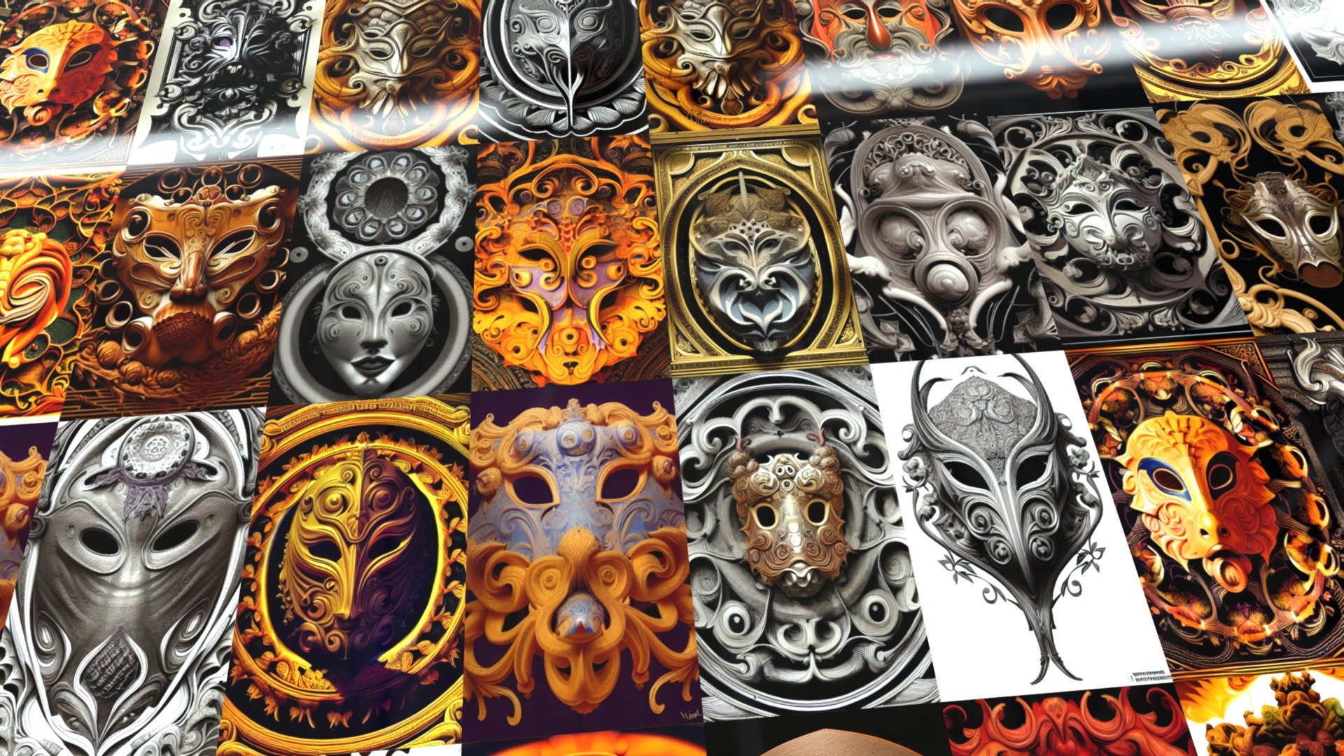 w 836 ceremonial beast mask - Download Free 3D model by klrxyz [9c8bf90 ...