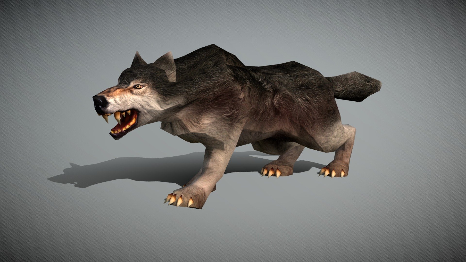 3DRT - Fantasy mounts - Wolf - 3D model by 3DRT.com [9c8e139] - Sketchfab
