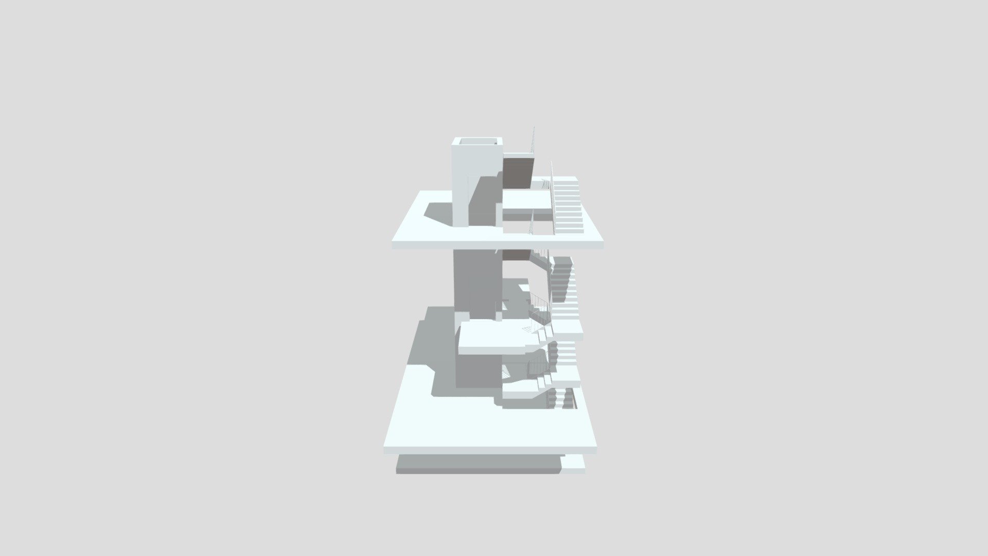 staircase_2209 - Download Free 3D model by filifonka [9c901b3] - Sketchfab