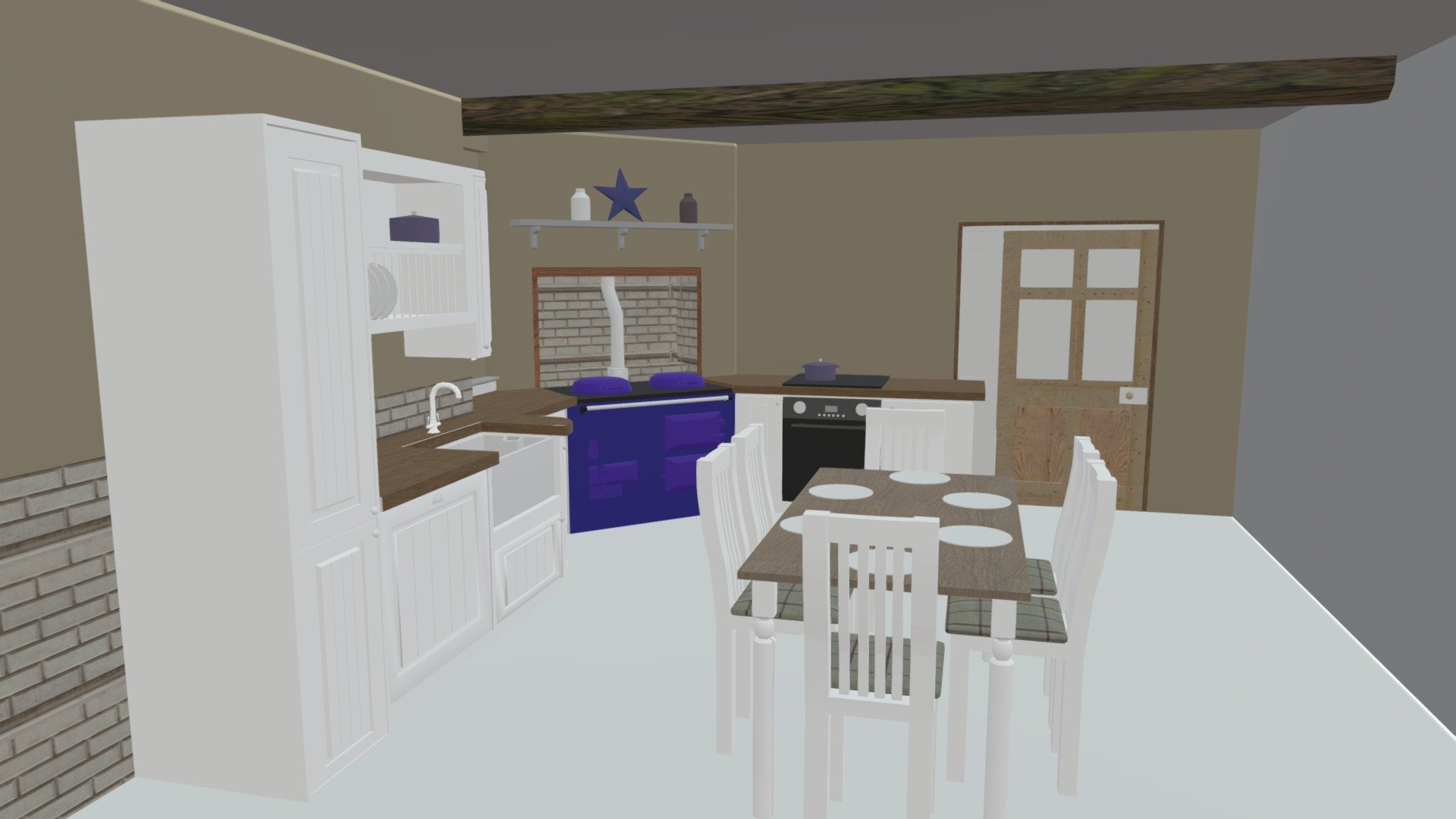 kitchen - 3D model by 909meters [9c9031e] - Sketchfab