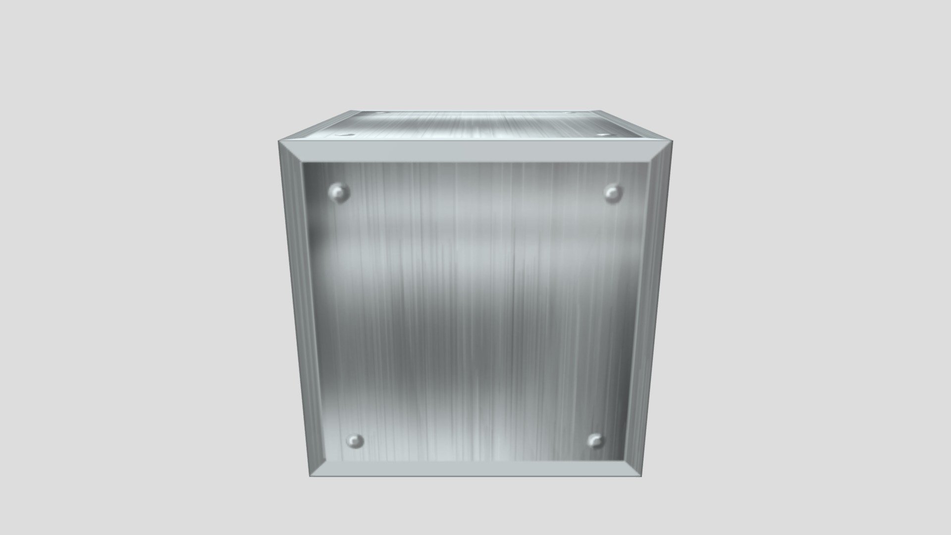 Metal cube - 3D model by Weijia Huo (@gigiicey) [9c937b7] - Sketchfab