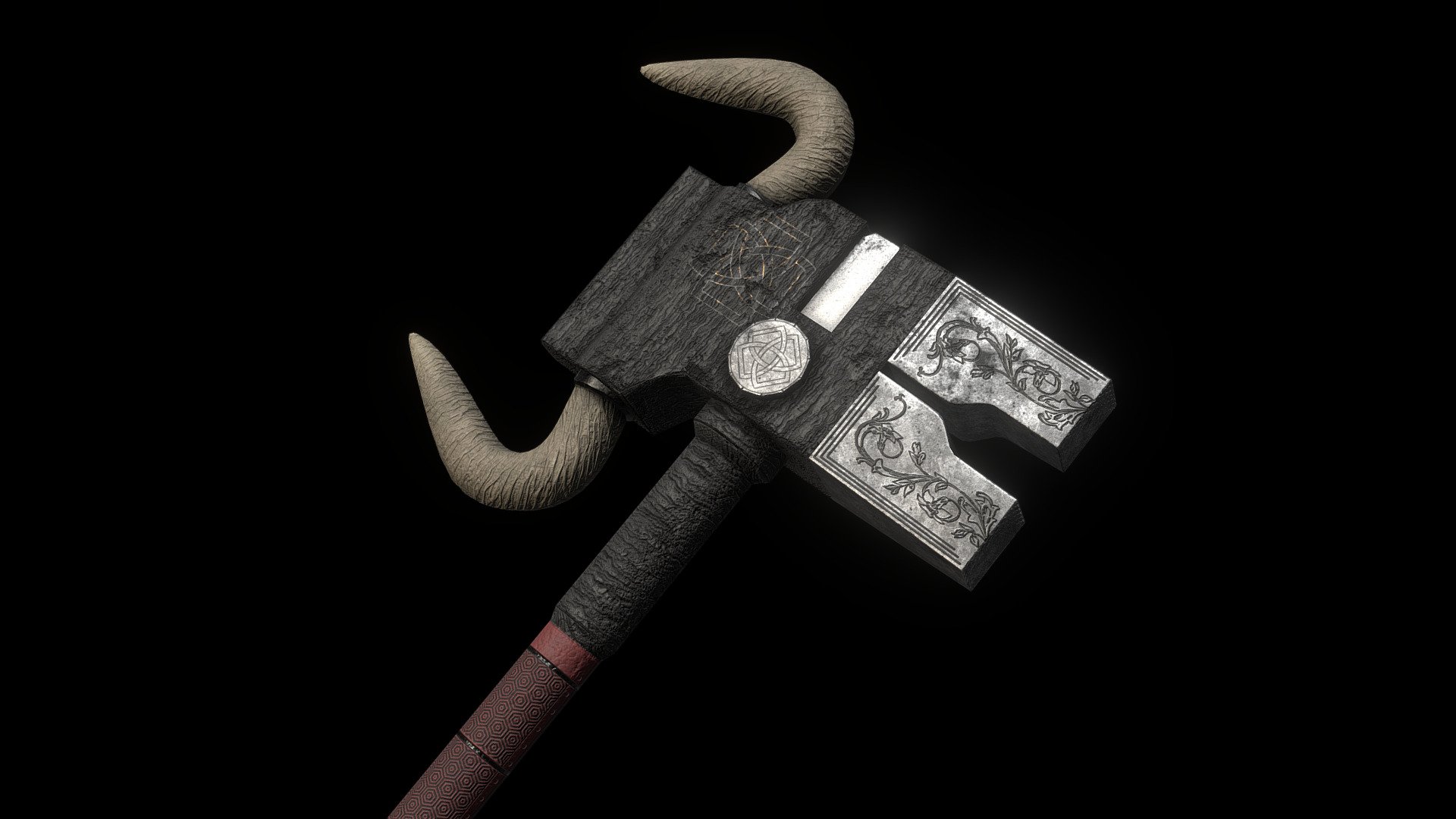 Demon's Hammer - Download Free 3D model by SchrisArt [9c960a1] - Sketchfab