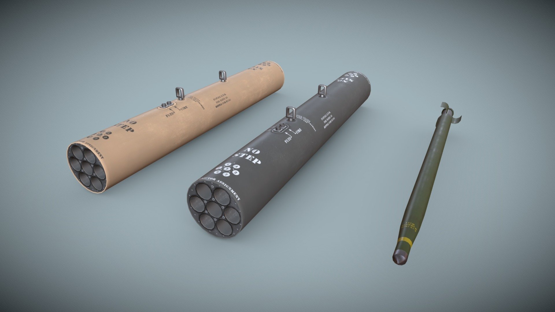 Missile Launcher M-260 - Buy Royalty Free 3D model by pukamakara ...