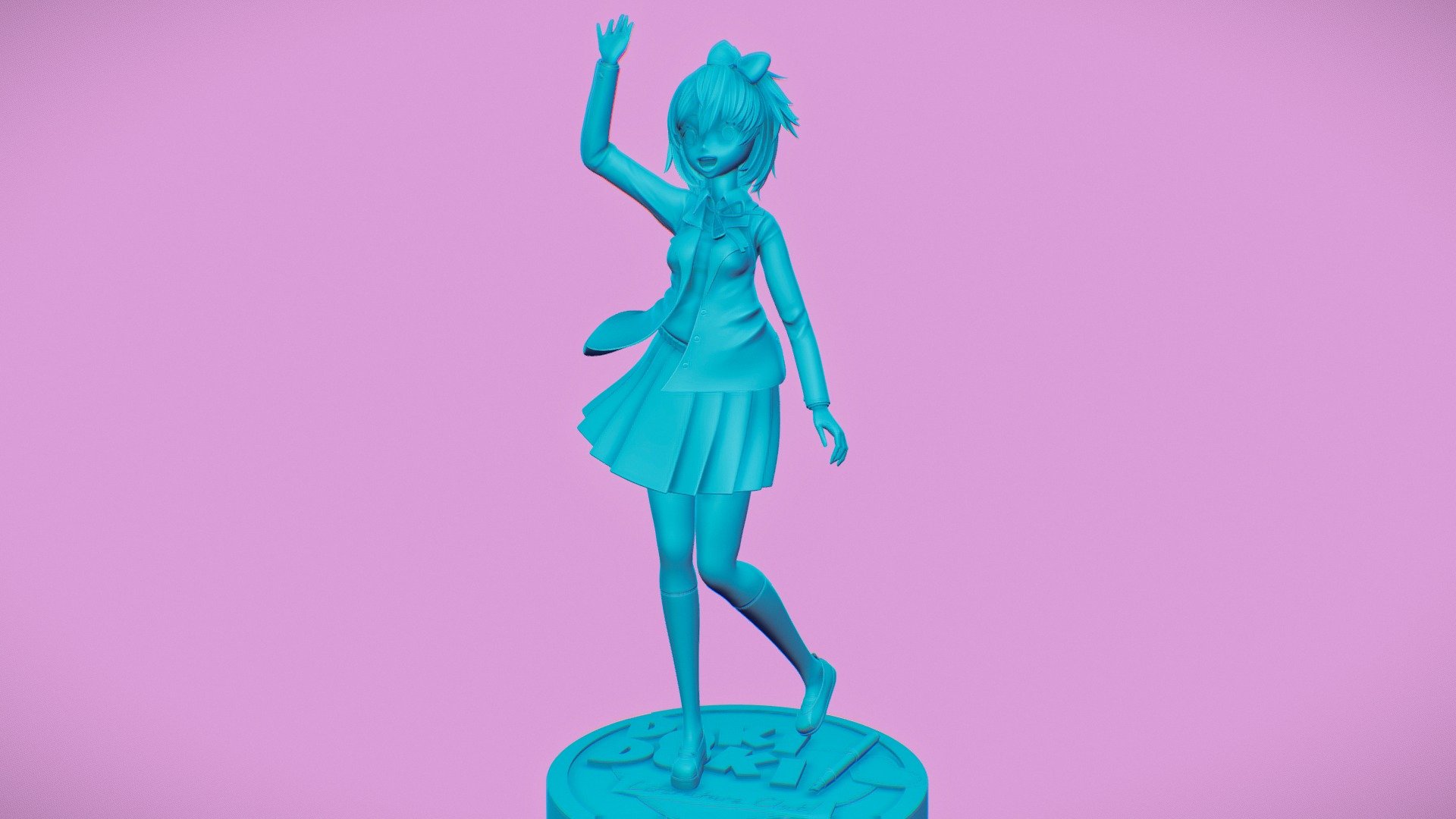 Sayori | Doki Doki Literature Club - 3D model by Gray World Corporation ...