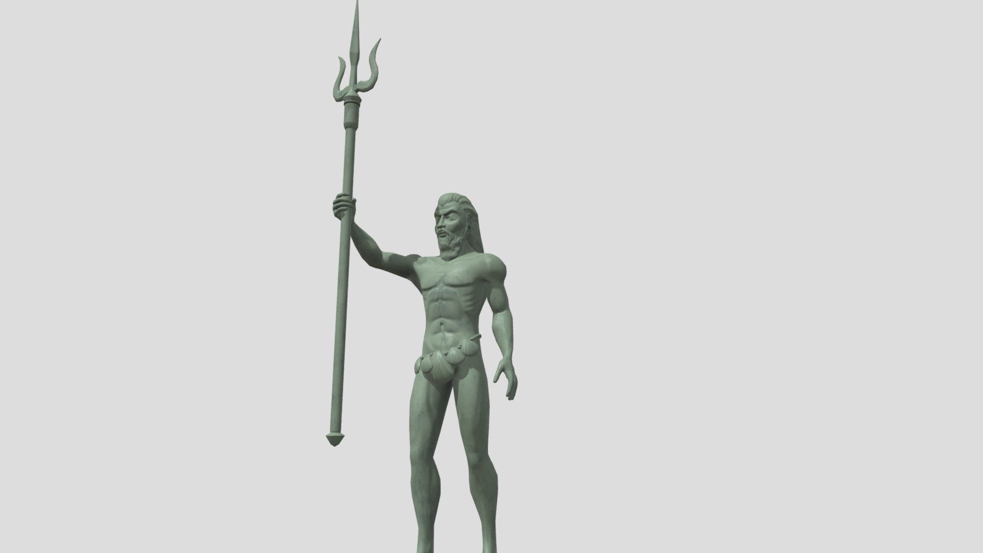 Poseidon statue - 3D model by Bripocubes [9c98ee4] - Sketchfab