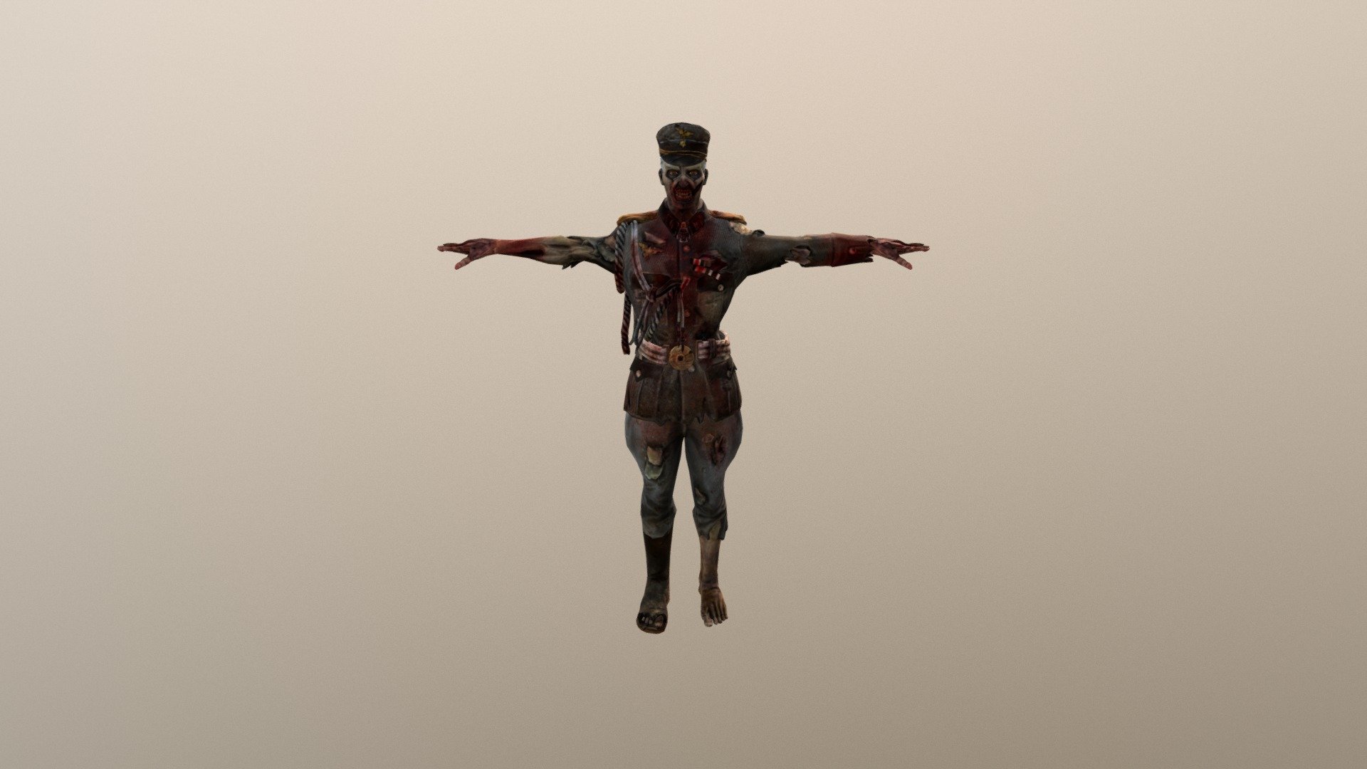 Zombie - Download Free 3D model by g543tanker [9c99a96] - Sketchfab
