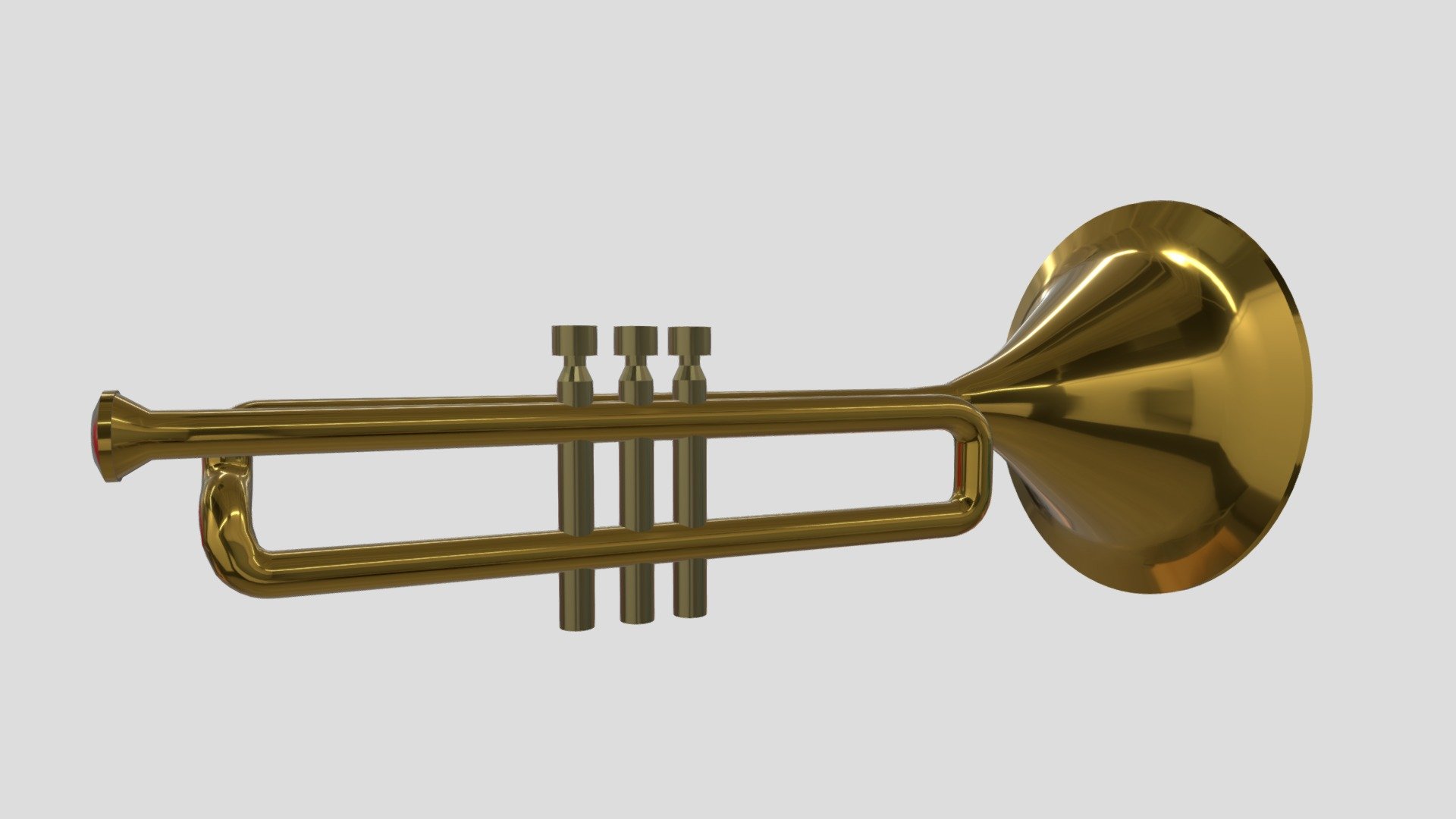 Trumpet Model - Download Free 3D model by Evelin.Cecilia [9c9a639 ...