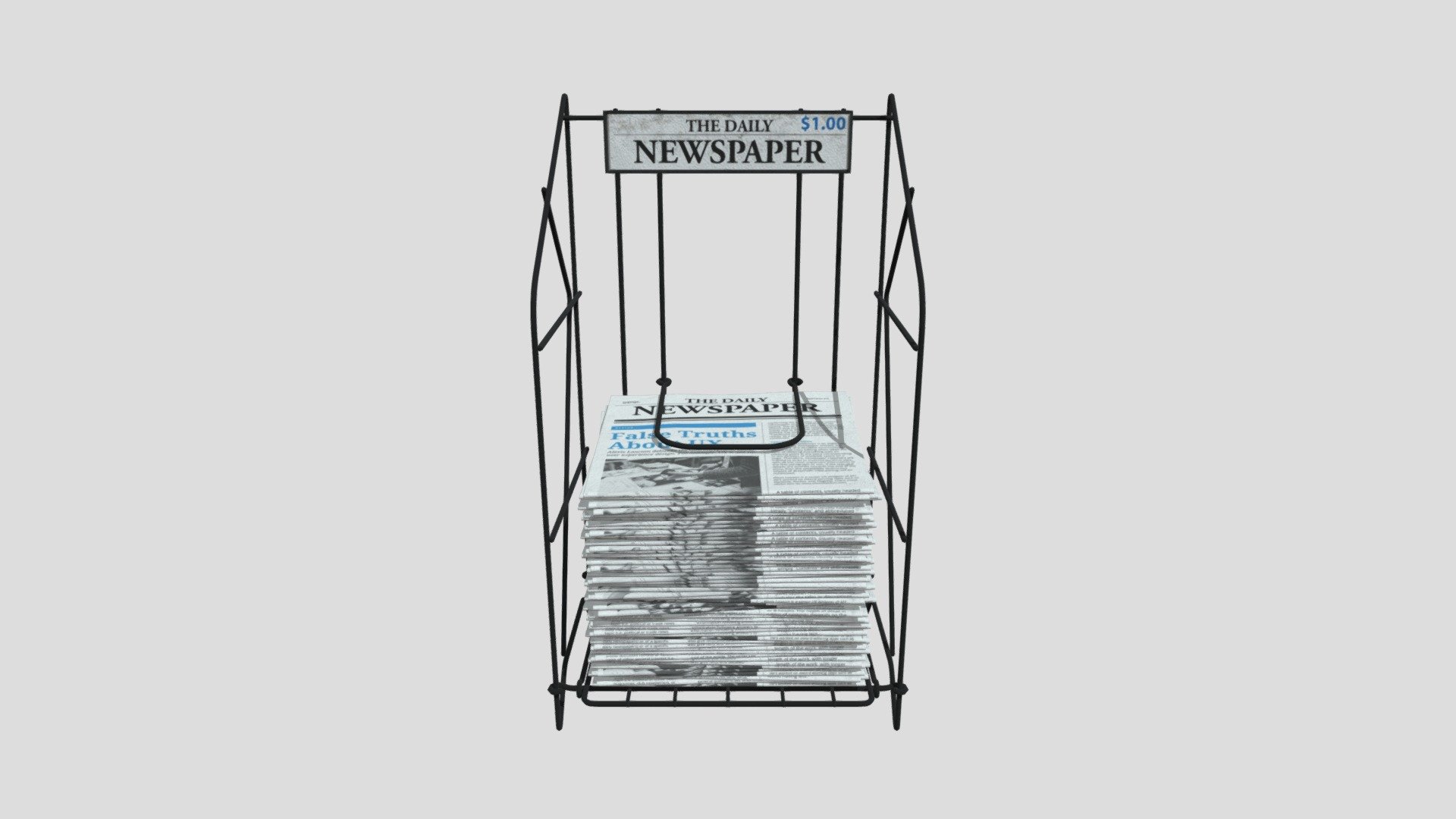newspaper stand 27 AM24 - Buy Royalty Free 3D model by Evermotion ...