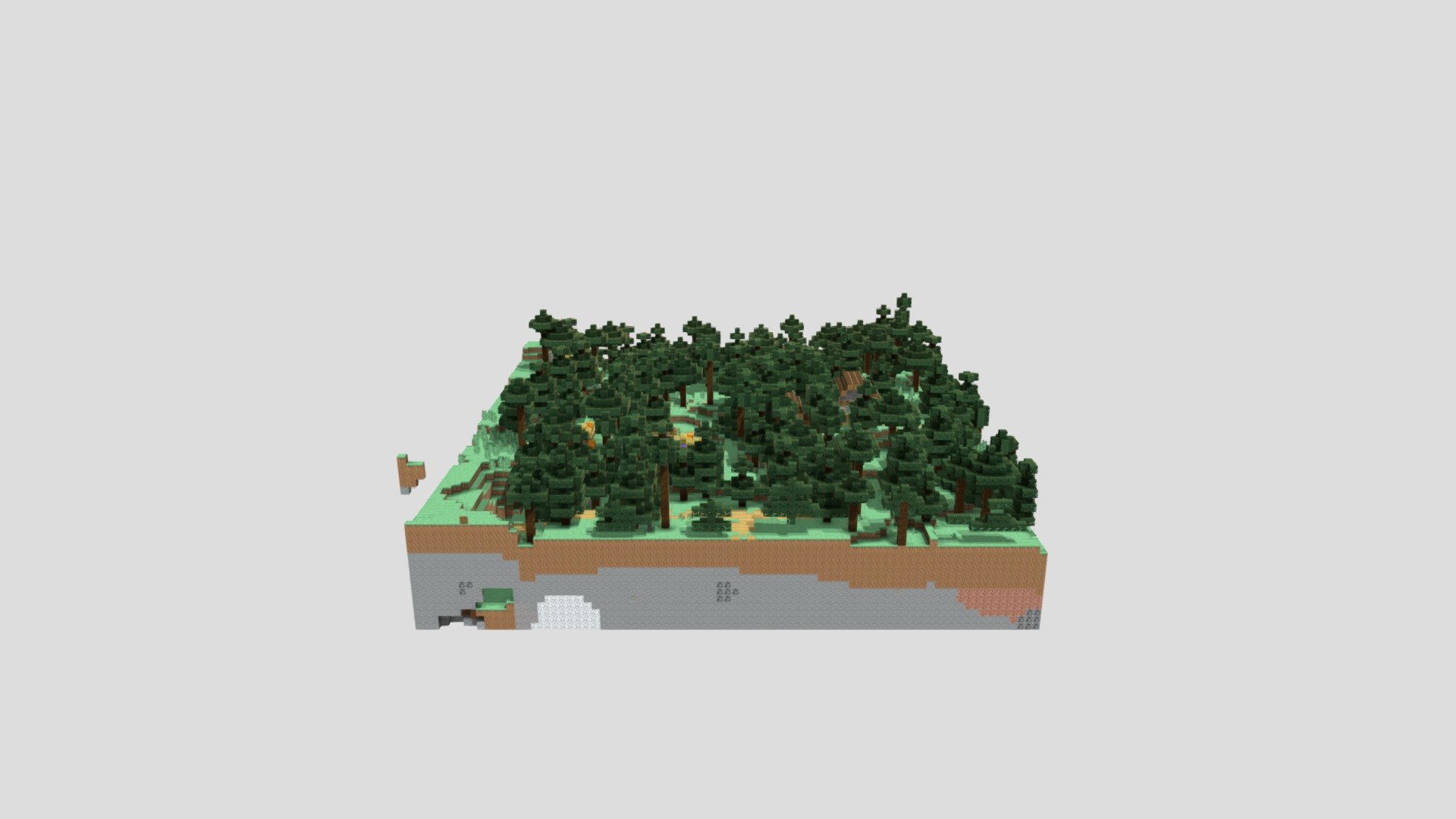 Minecraft Village 1 - 3D model by MrChrys_ [9c9d38b] - Sketchfab