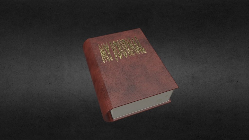 Hardcover Book - Closed - 3D model by Darkholder [9c9d689] - Sketchfab