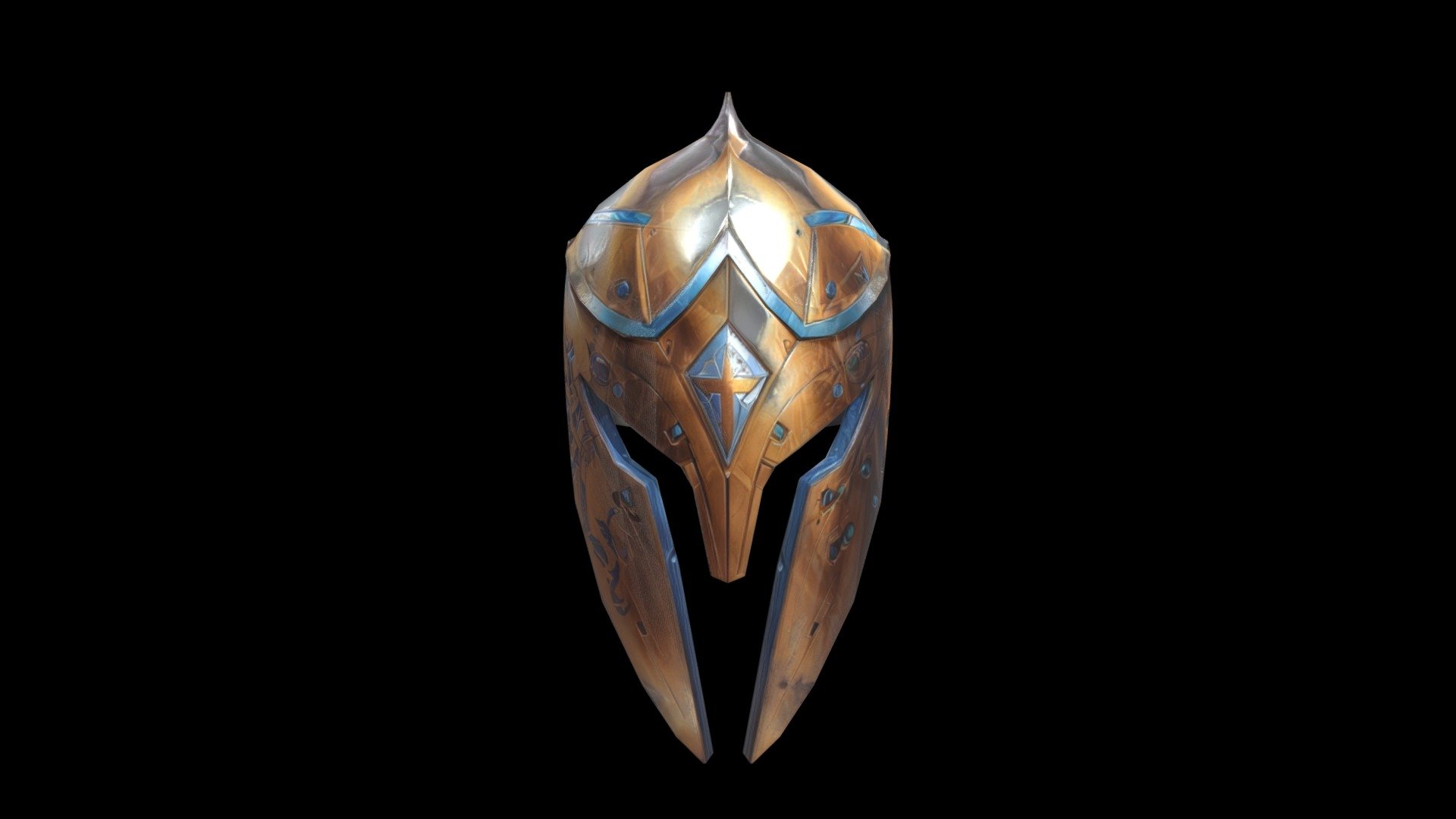 Meshy Helmet Fantasy Emberforged Visor - Download Free 3D model by klrxyz [9c9ea28] - Sketchfab