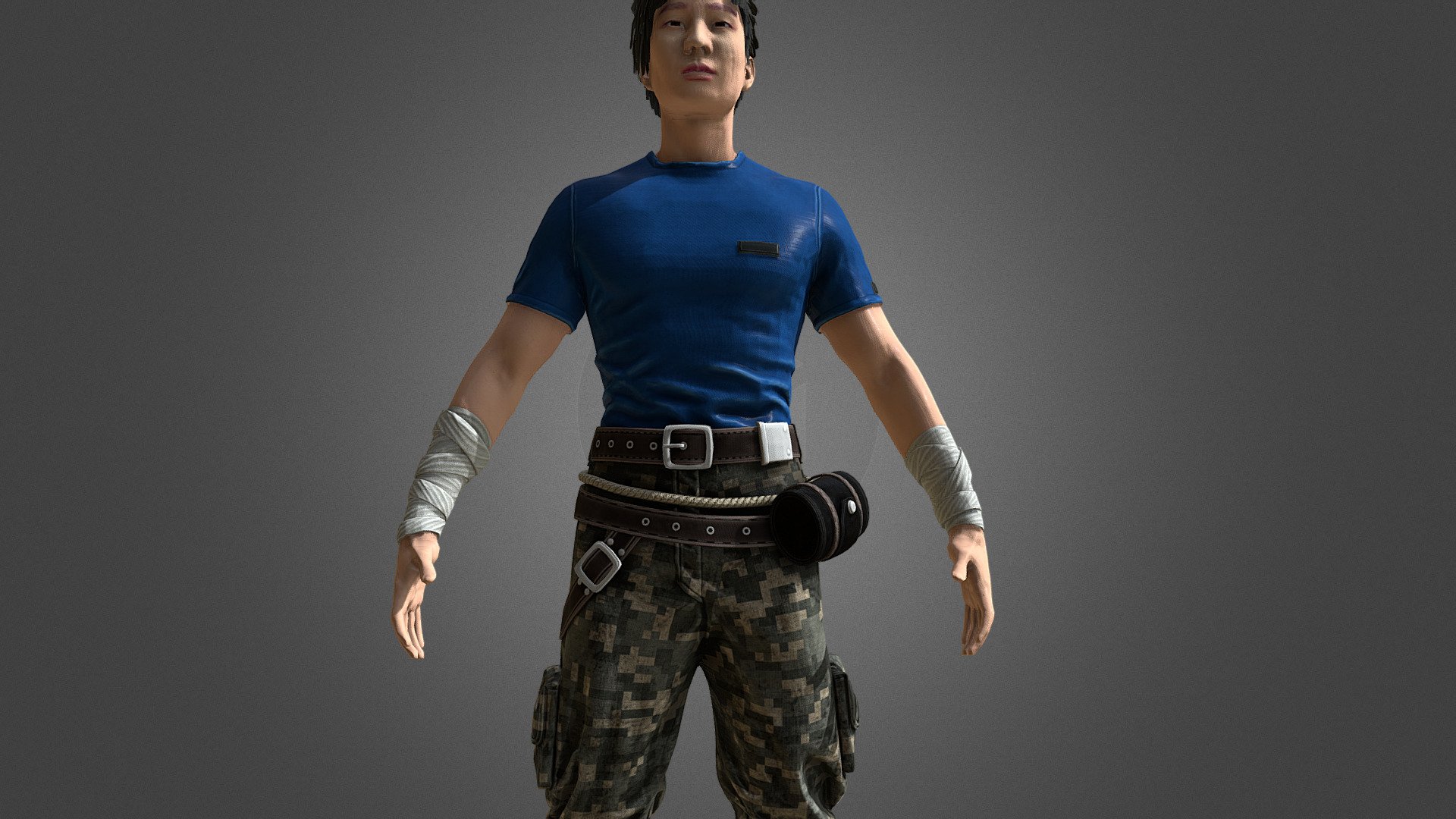 Asian - 3D model by DIS (@dis__) [9c9eac2] - Sketchfab