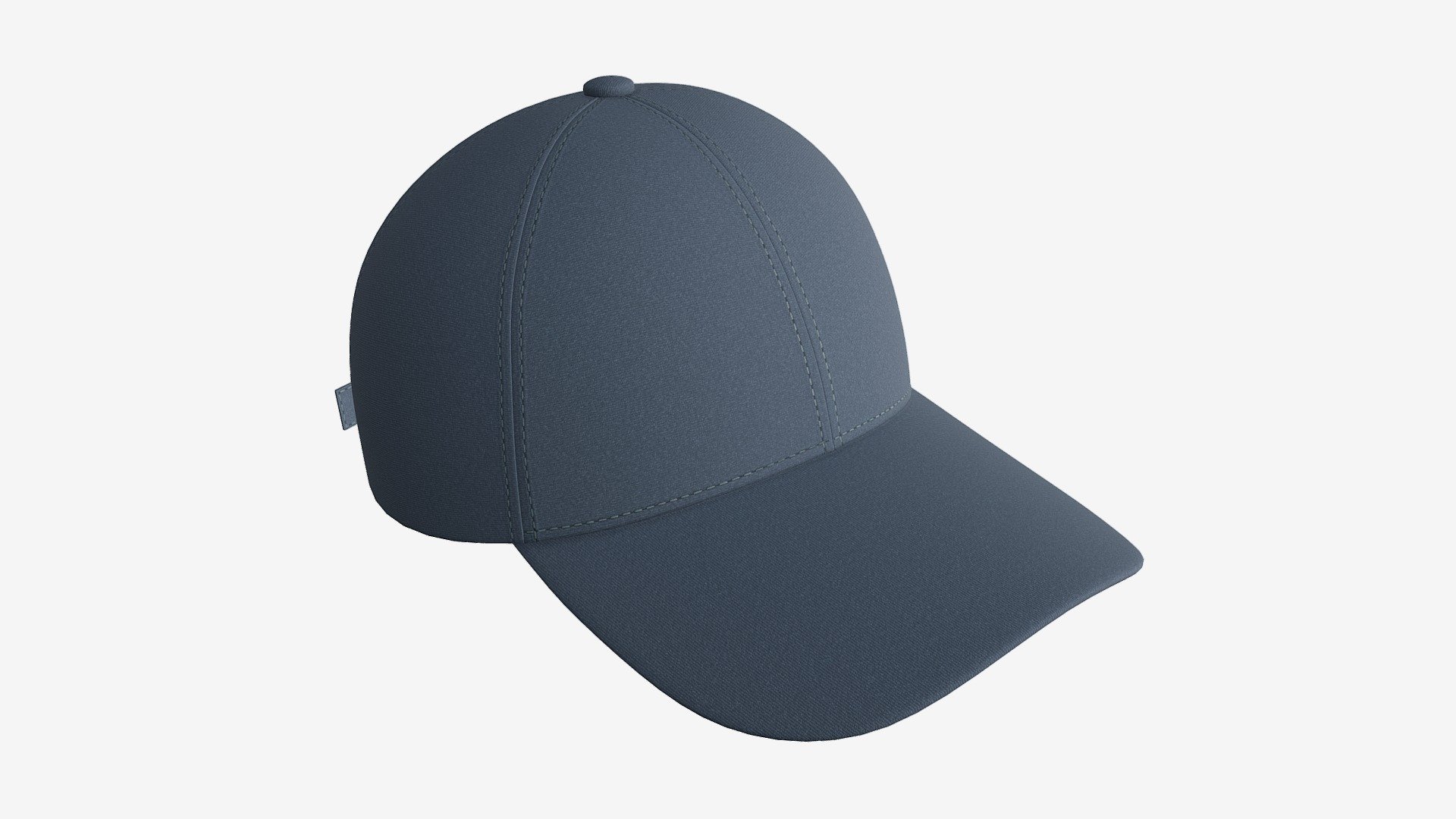 Baseball Cap Fabric Blue - Buy Royalty Free 3D model by HQ3DMOD ...