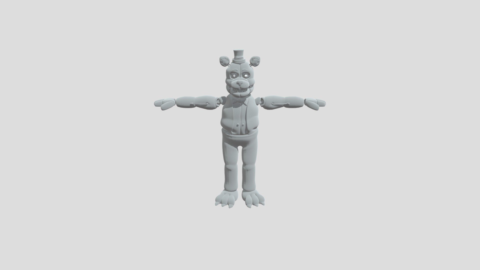 PLUS Fred But New neux texture end rig - Download Free 3D model by ...