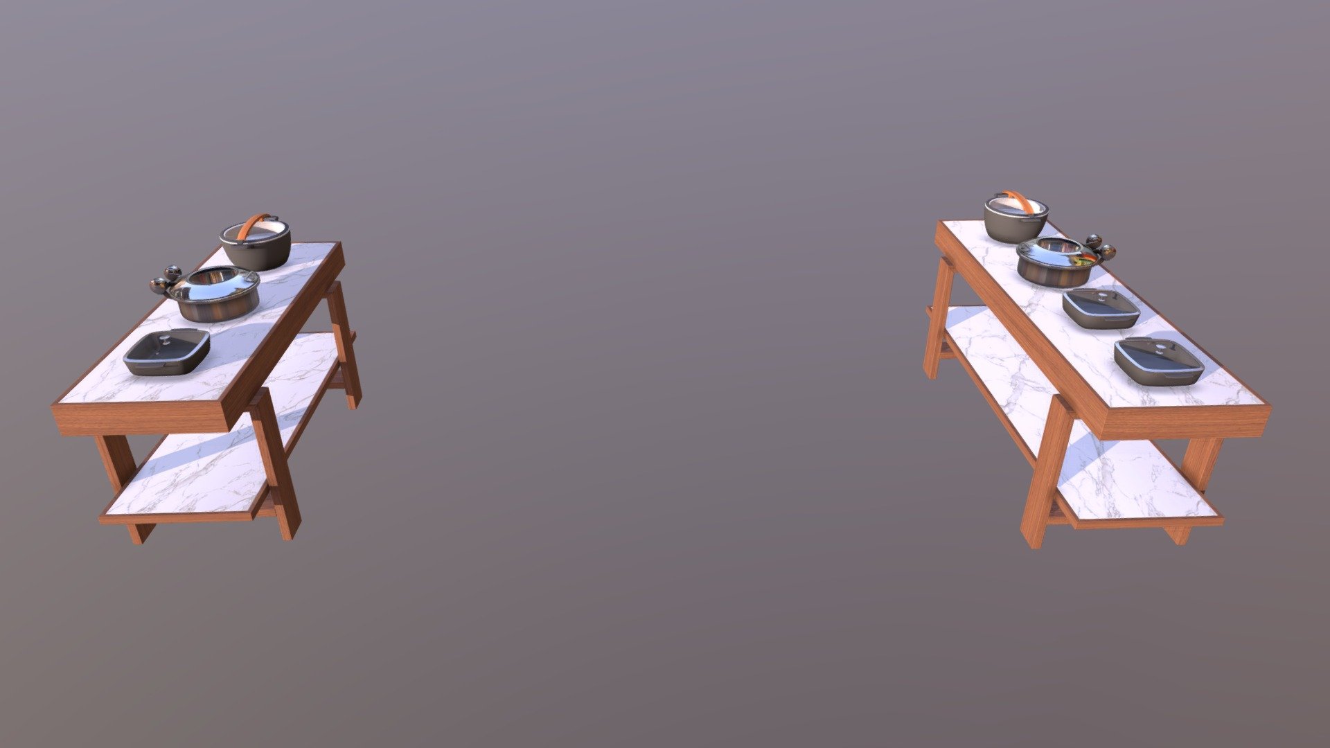 Induction Table 44442-20 , 44442-21 - 3D model by merlinbuffetsystems ...
