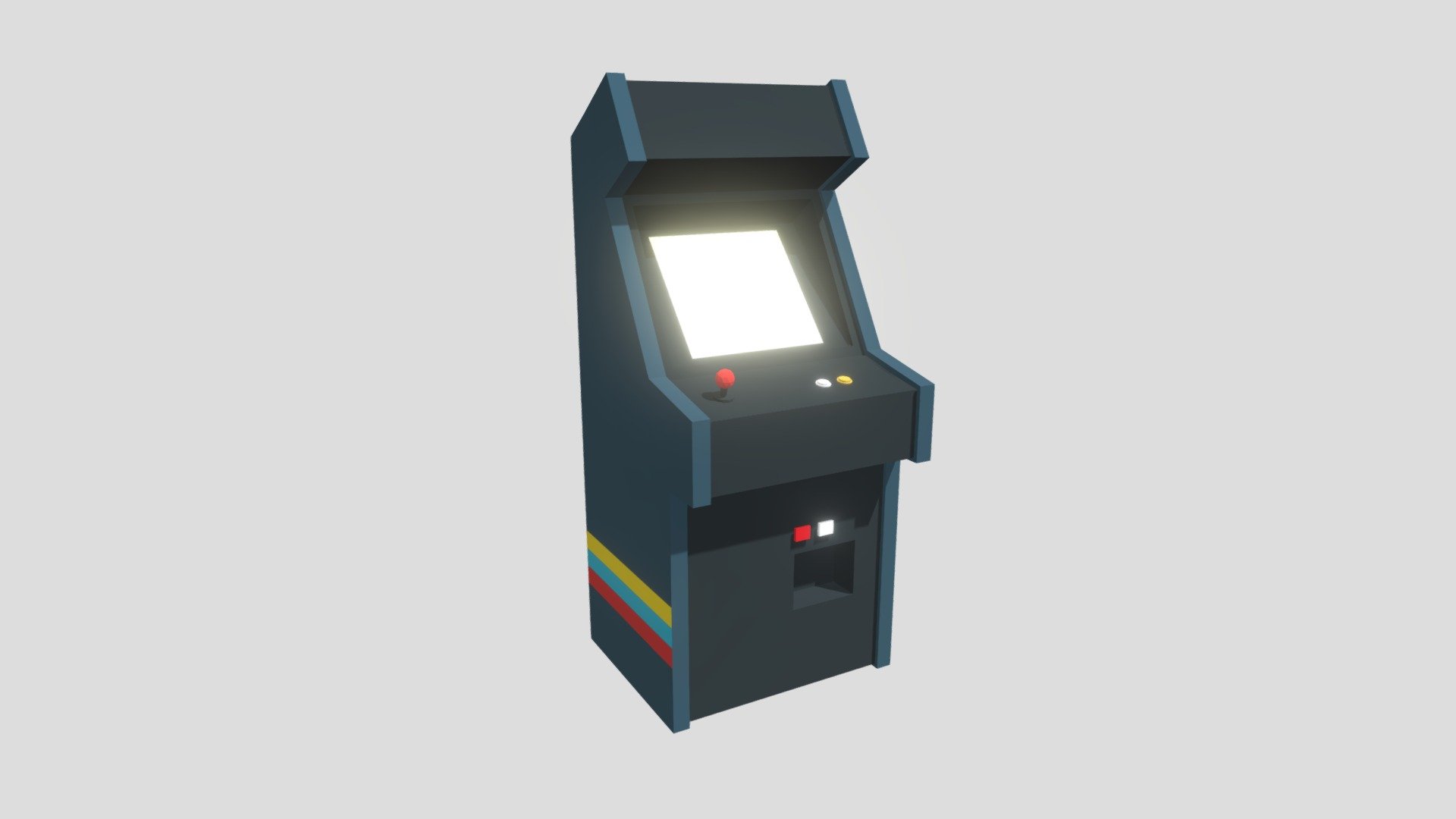 Arcade Machine Low Poly - Download Free 3D model by Seven.Four [9ca61ac ...