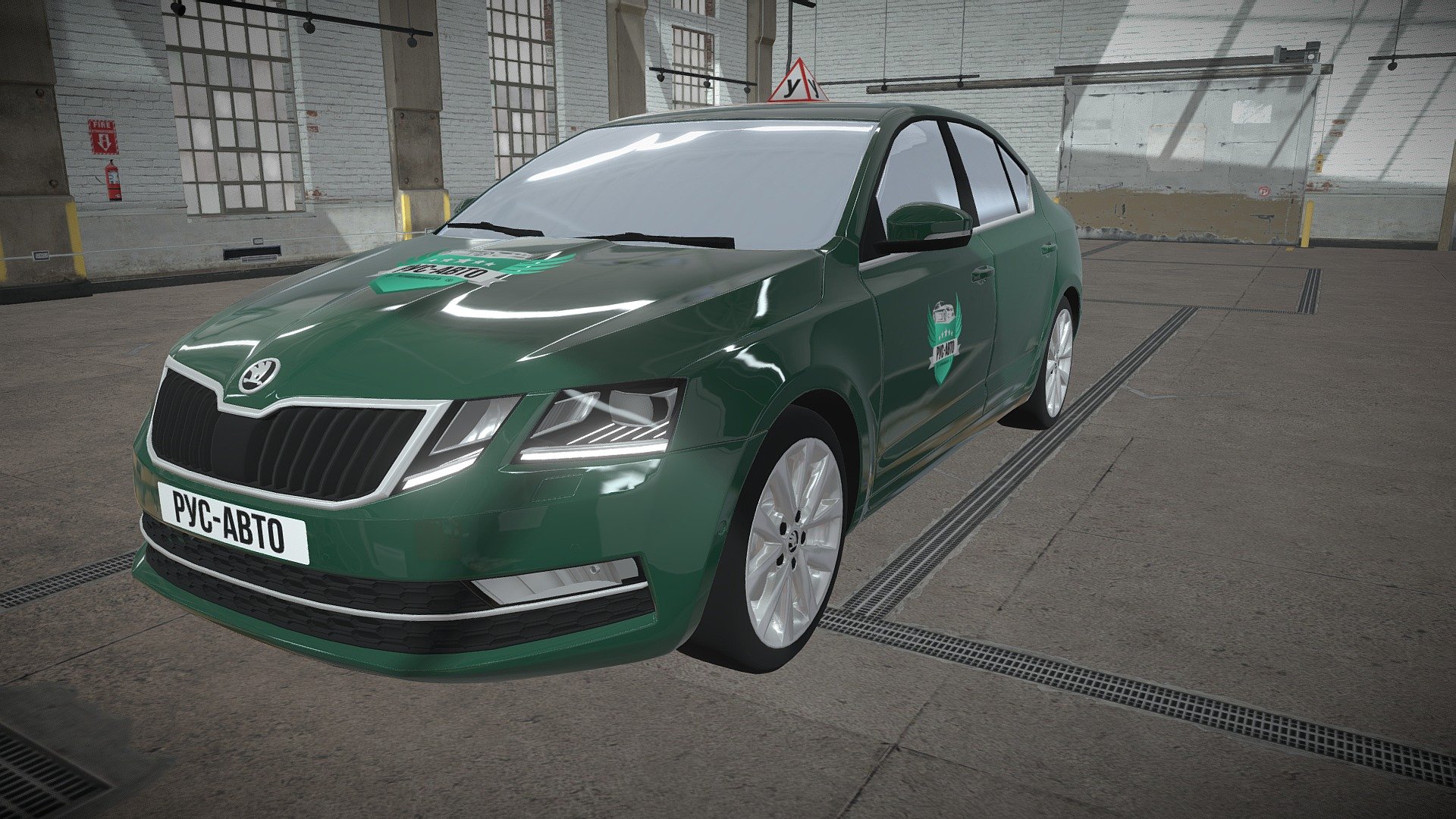 Skoda Octavia Green - 3D model by mrpekala [9ca6eaf] - Sketchfab