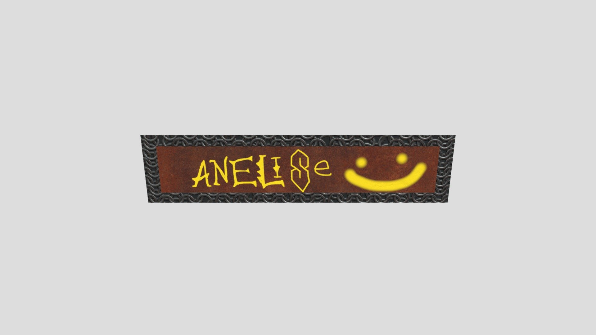 NamePlate - Download Free 3D model by abeany [9ca756f] - Sketchfab